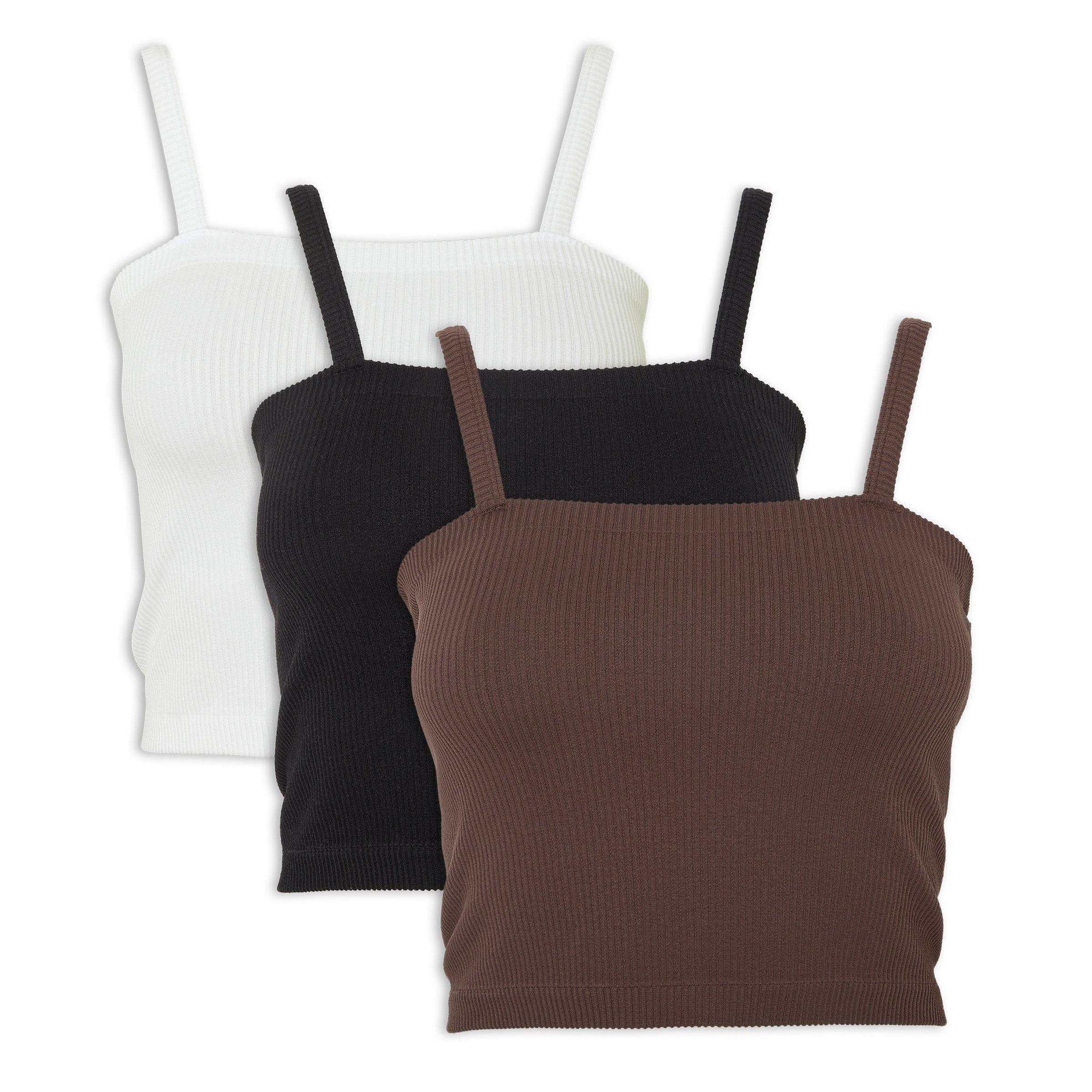 3-pack Seamless Cami Crop Tops (3207933) | Identity