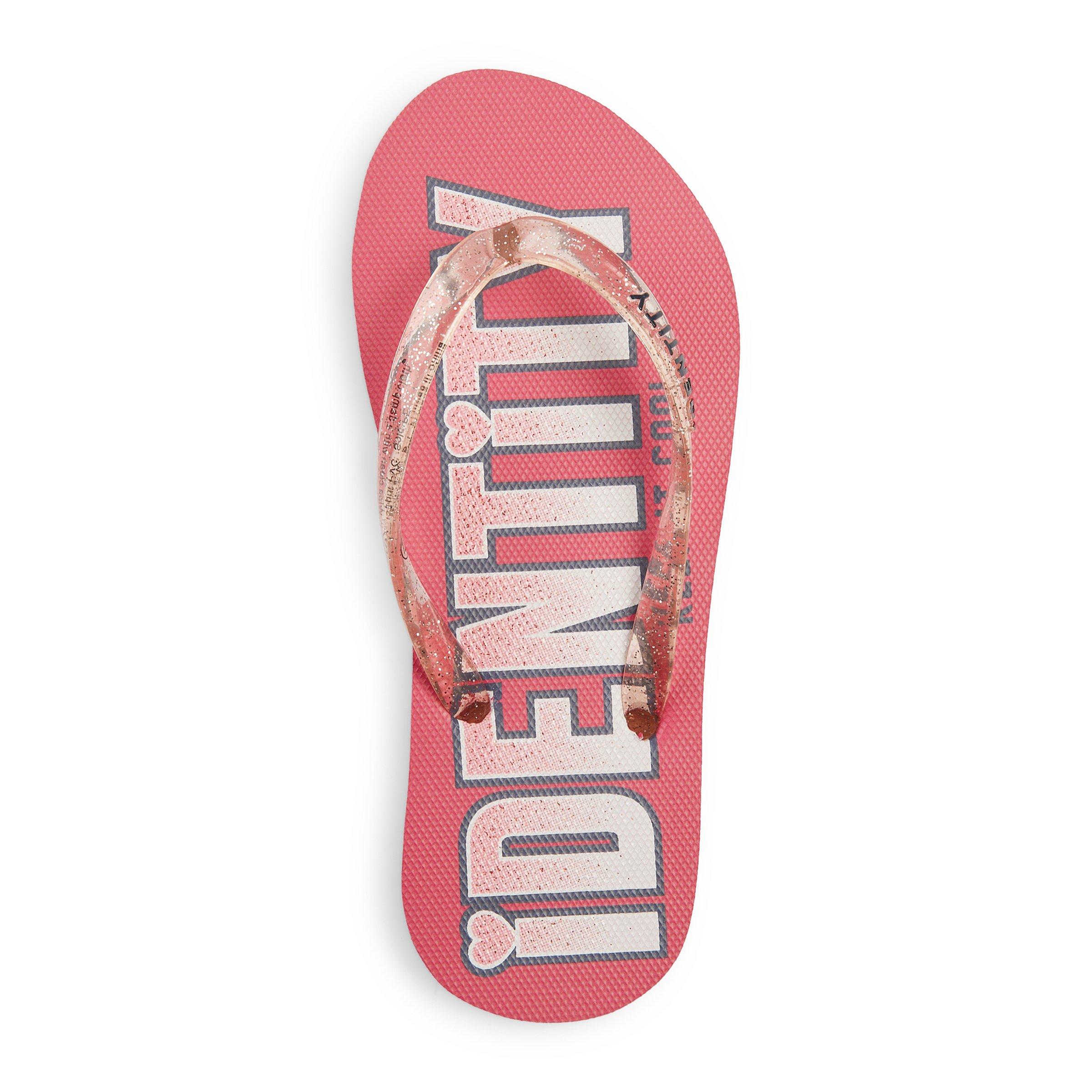 Kid Girls Pink Flips Flops (3208048) | Identity