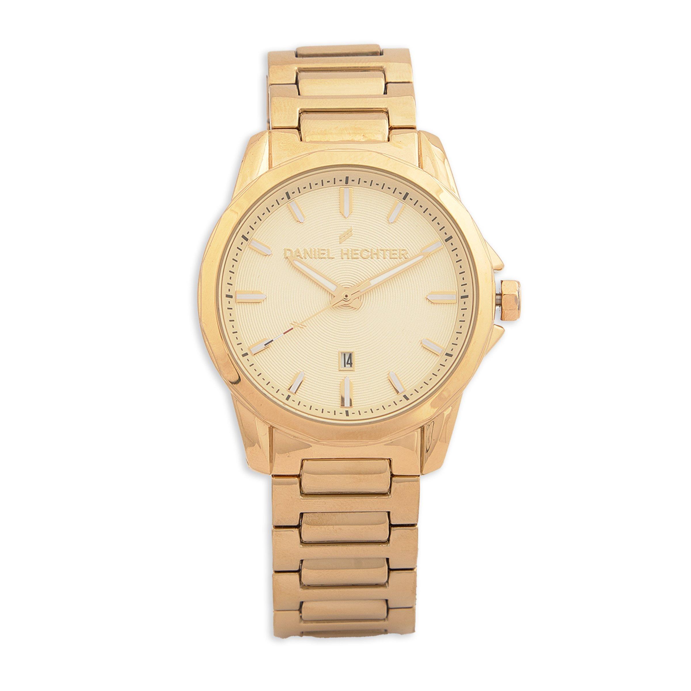 Gold Analogue DH Watch (3208078) | Daniel Hechter