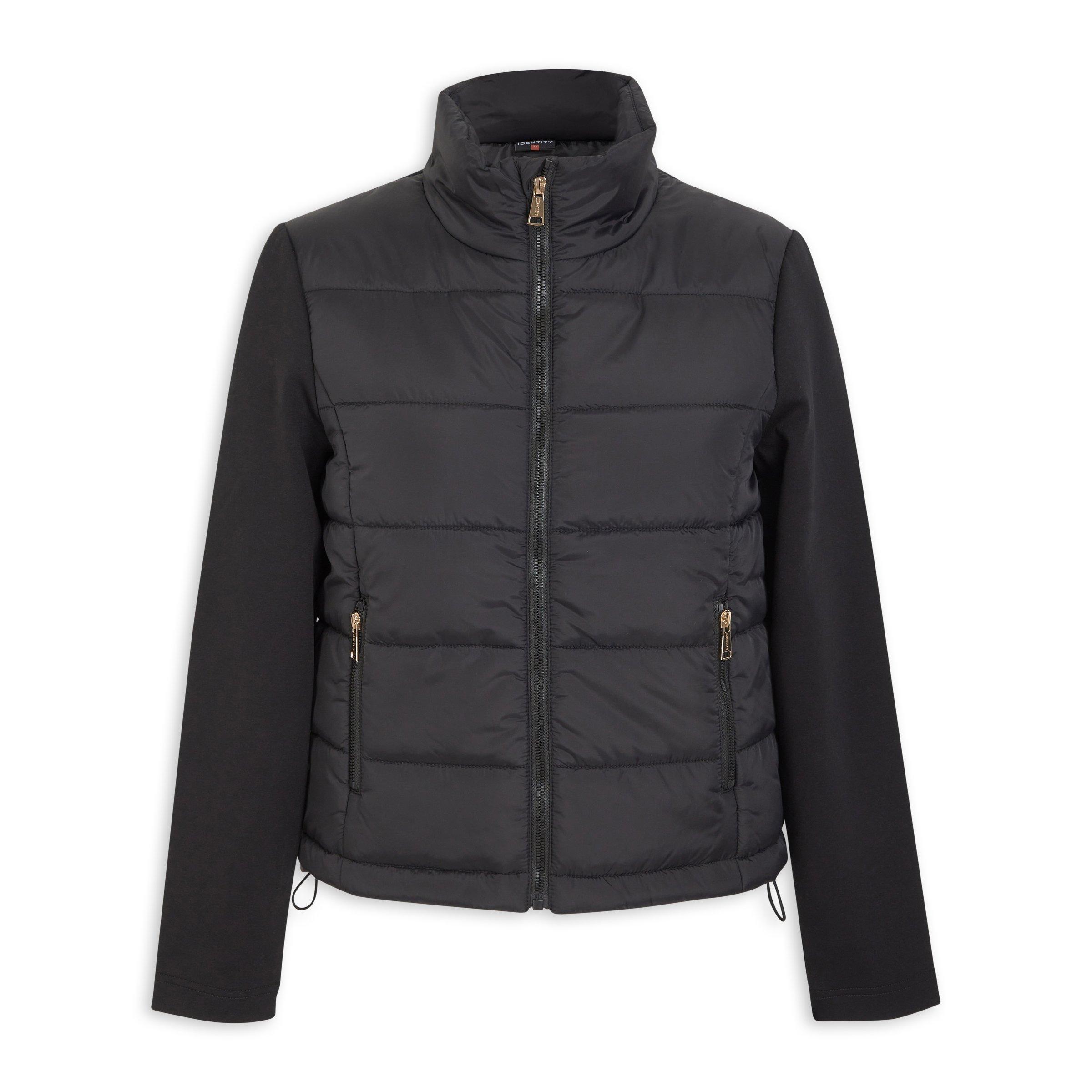 Black Bomber Jacket with Pockets (3208095) | Identity