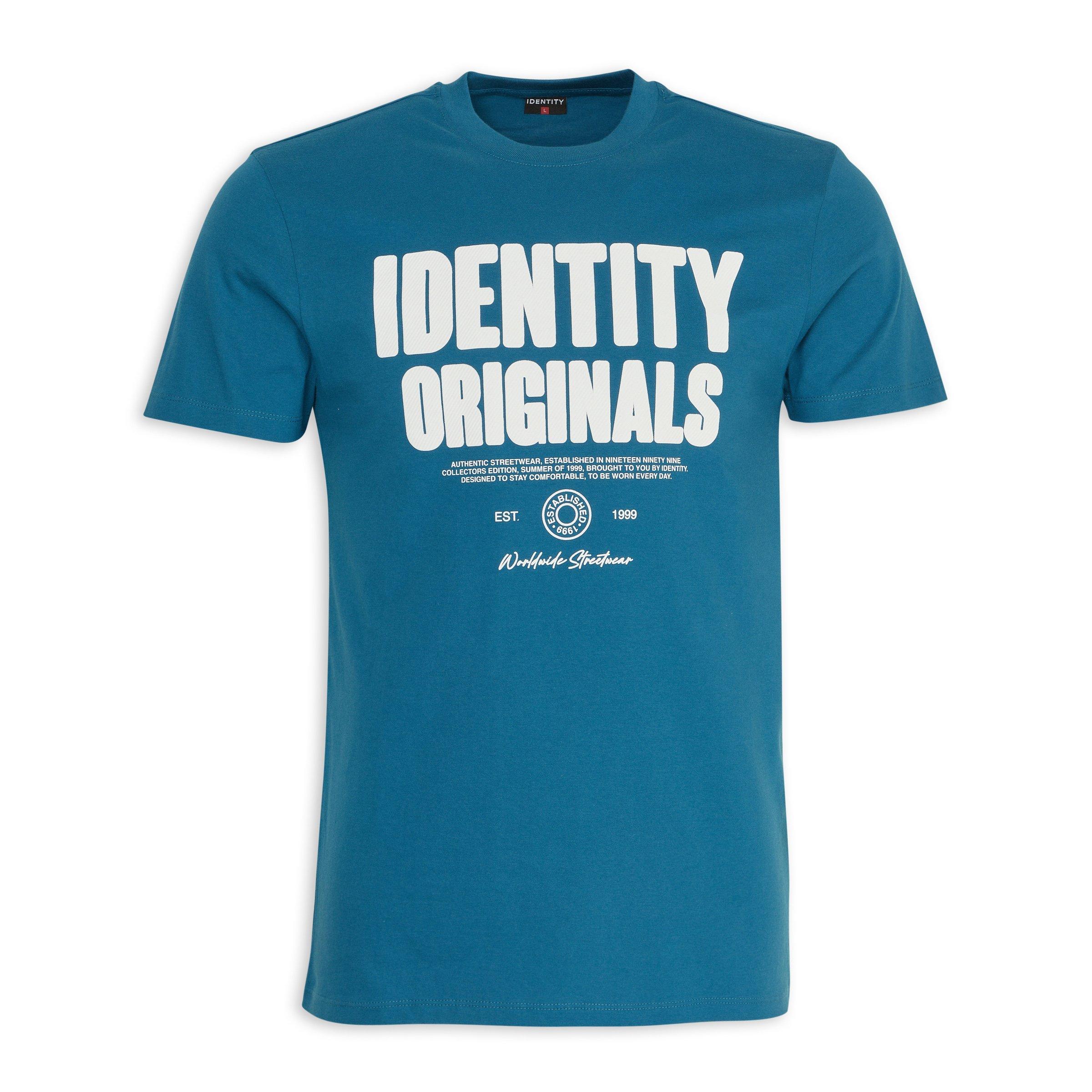 Blue Branded T-shirt (3208298) | Identity