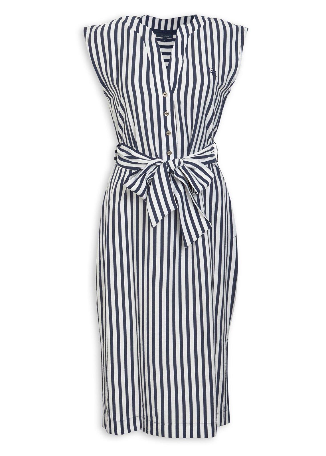 Blue and White Striped Dress (3208472) | Daniel Hechter
