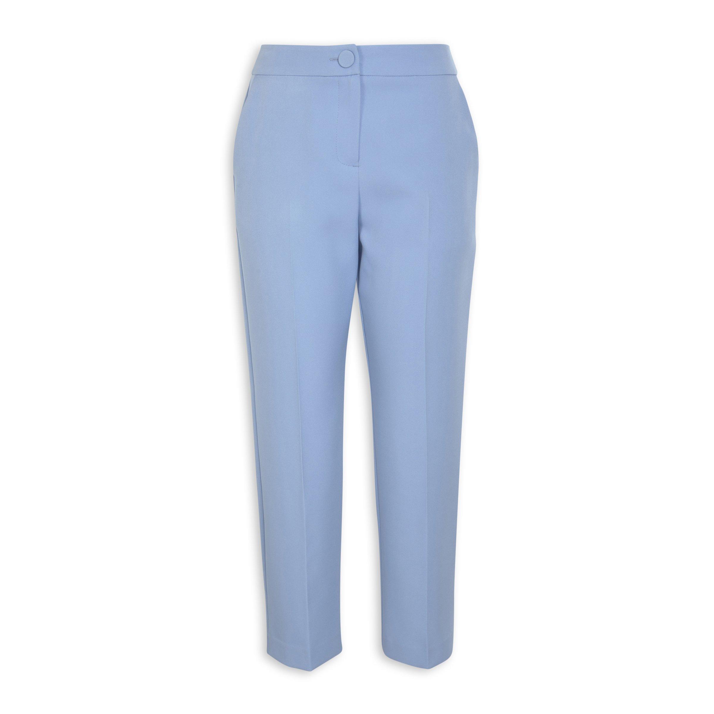 Pale Blue Straight Pants (3208535) | Finnigans