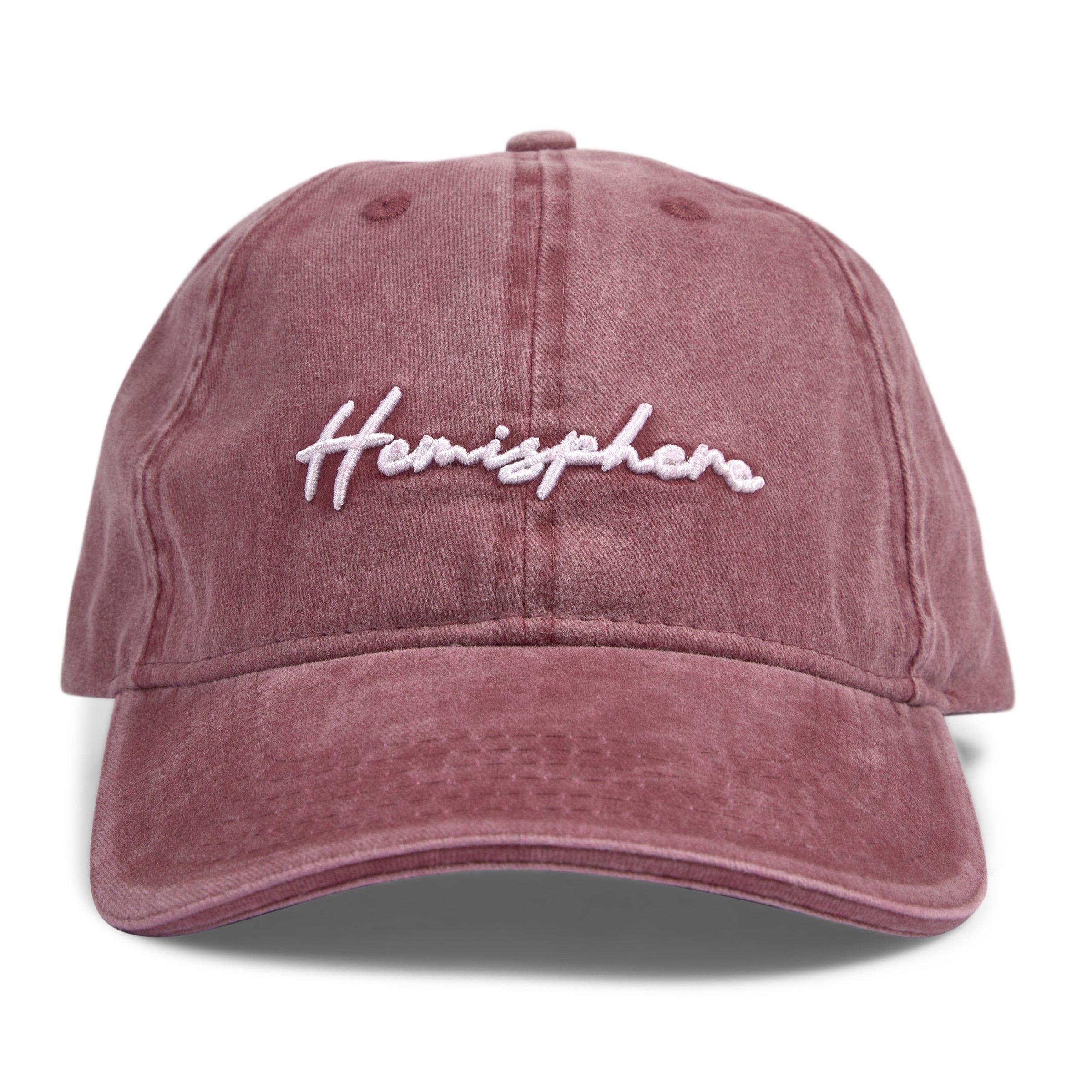 Magenta Red Pigment Wash Peak Cap (3208762) | Hemisphere