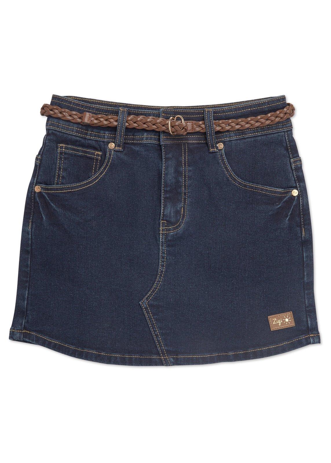 Girls Indigo Denim Belted Skort (3208803) | LTD Kids