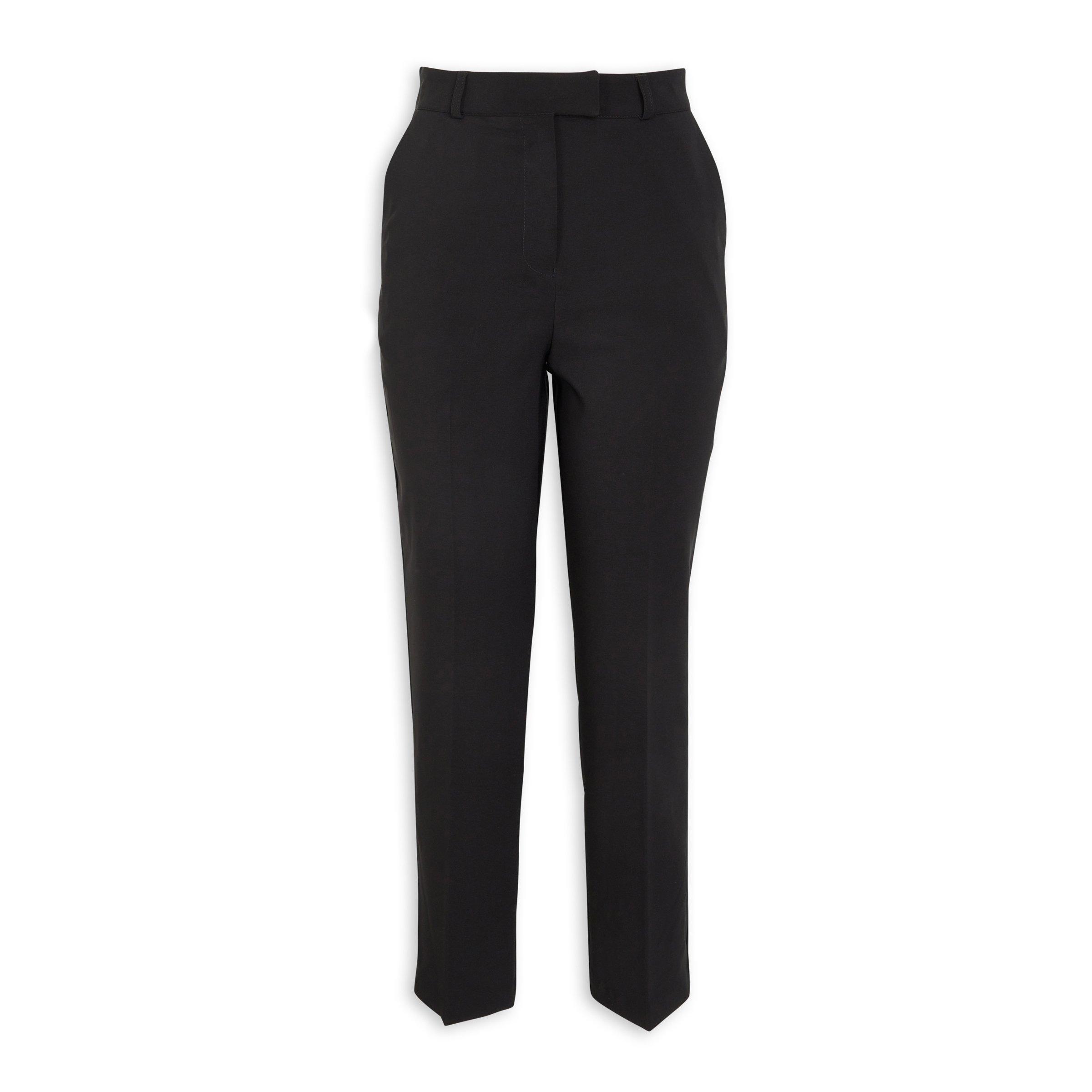 Black Tapered Formal Pants (3208928) | Identity