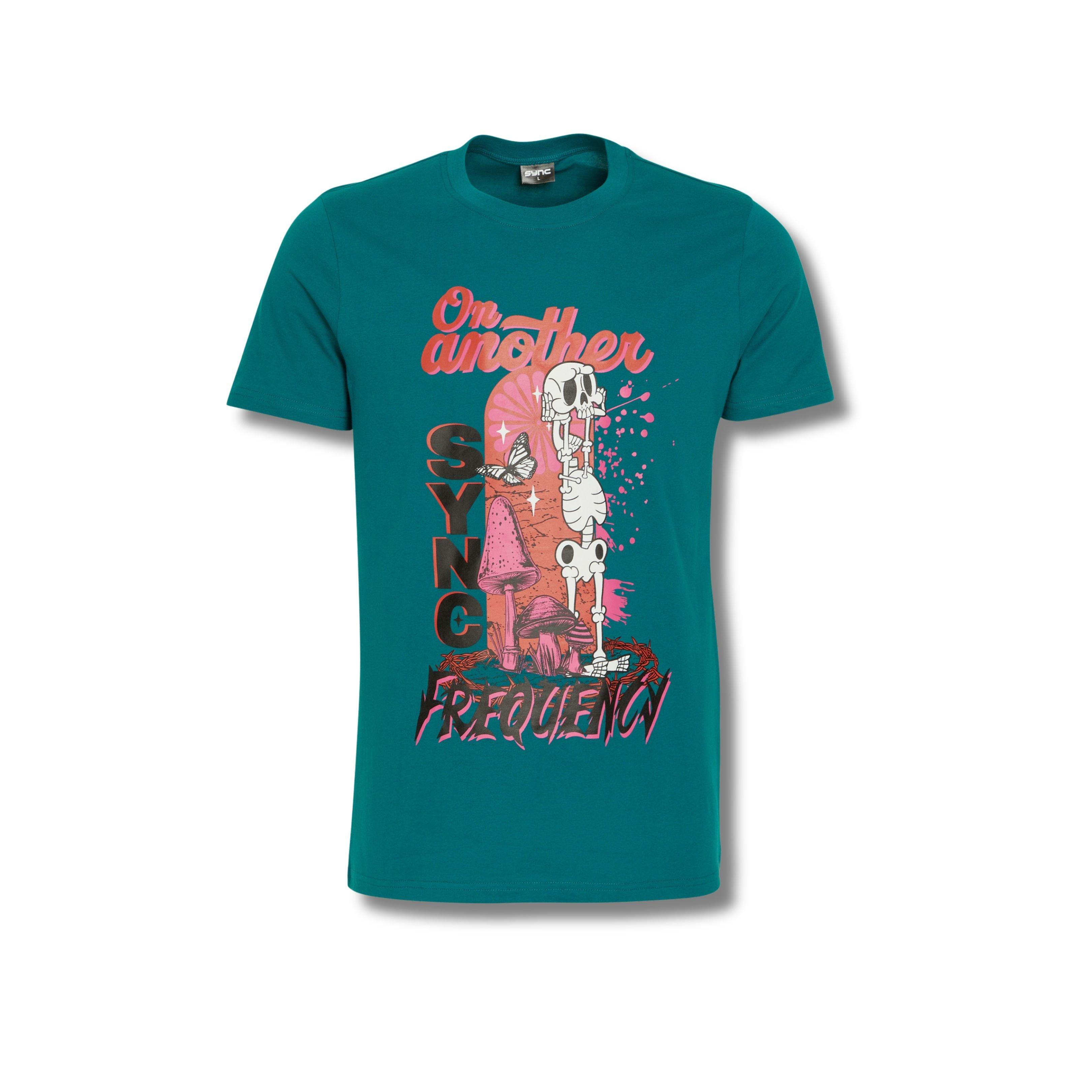 Teal Graphic T-shirt (3208981) | Identity X Sync
