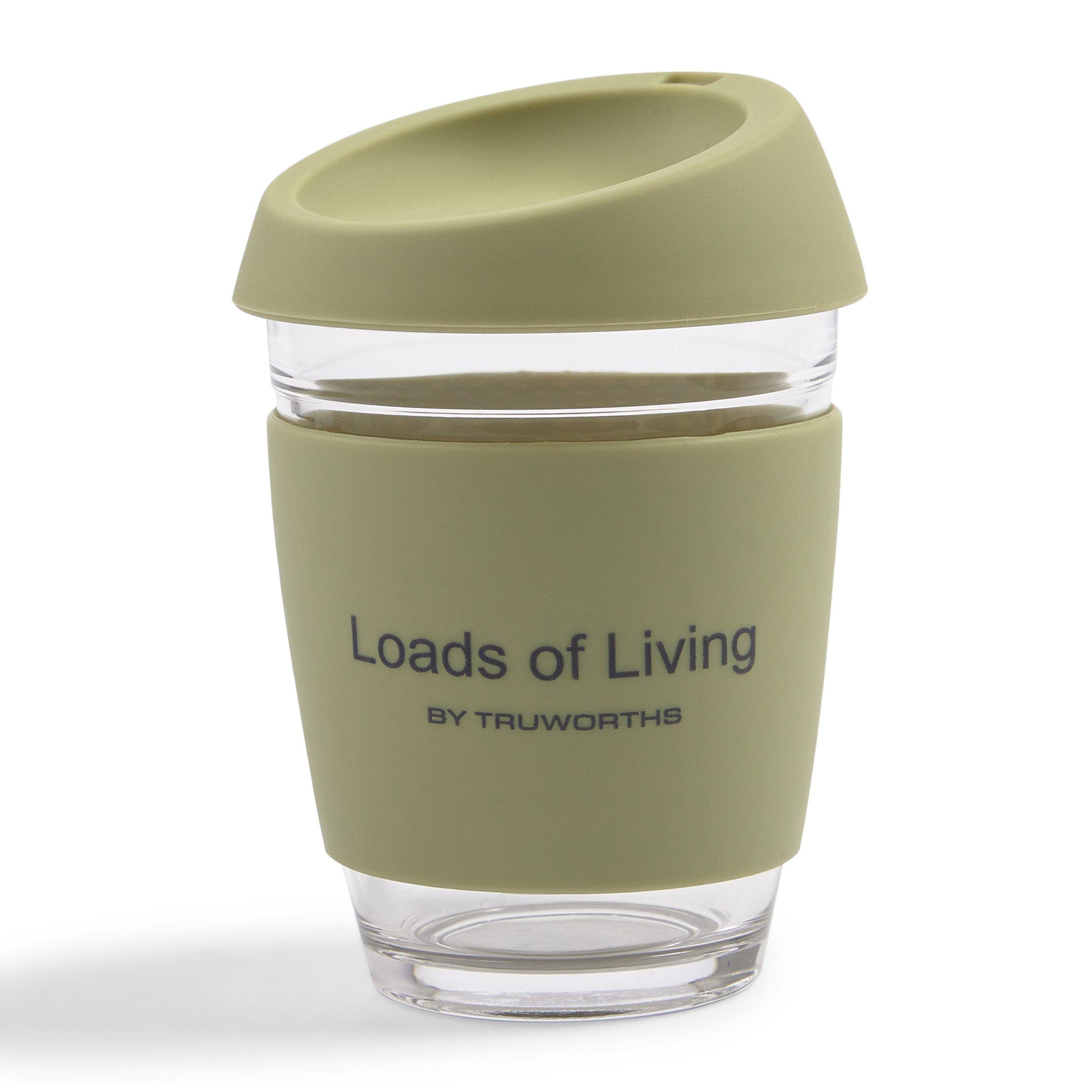 Glass Coffee Mug Khaki (3209044) | Loads of Living