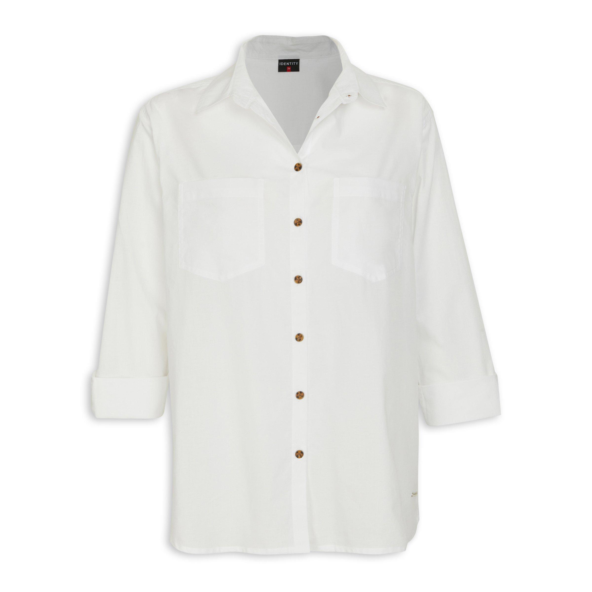 White Relaxed Shirt (3209089) | Identity