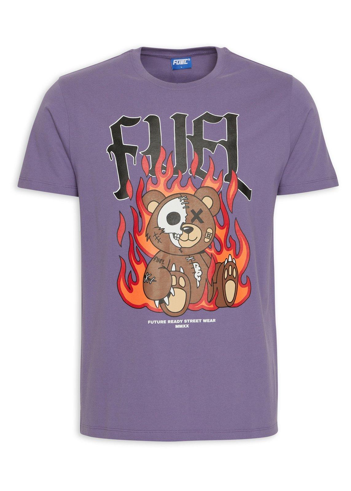 Purple Graphic T-shirt (3209309) | Fuel