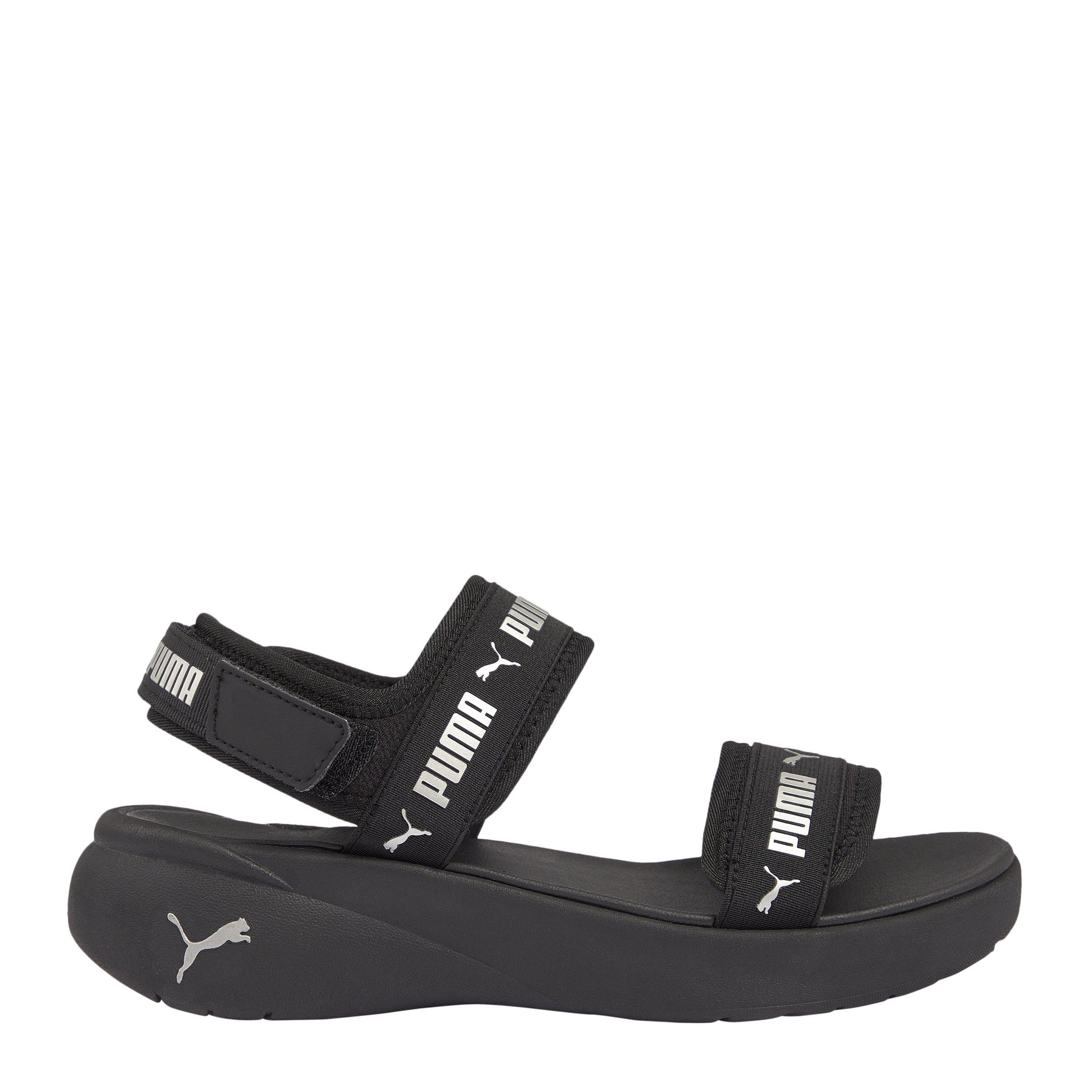 Black Platform Sporty Sandals (3209357) | Puma