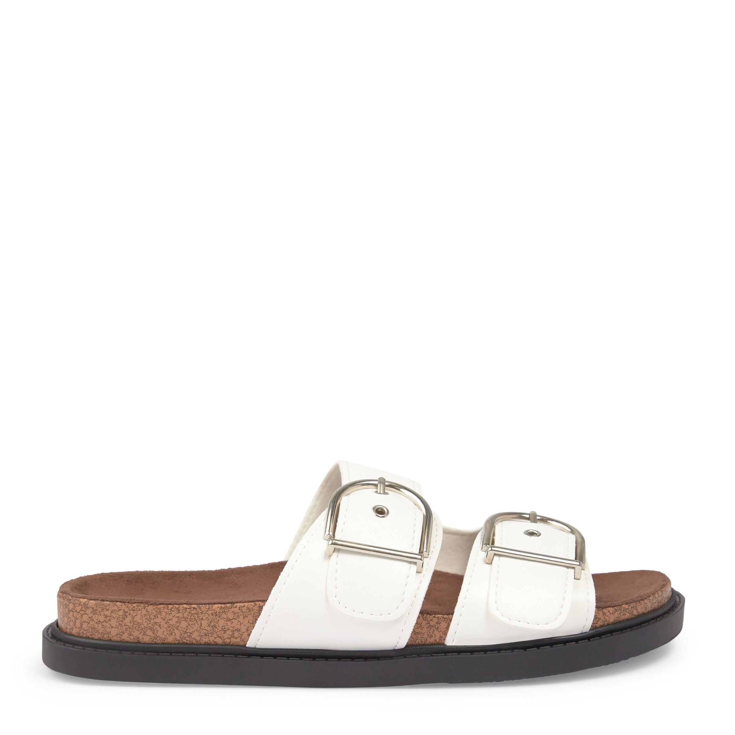 White Molded Cork Mules (3209798) | Truworths