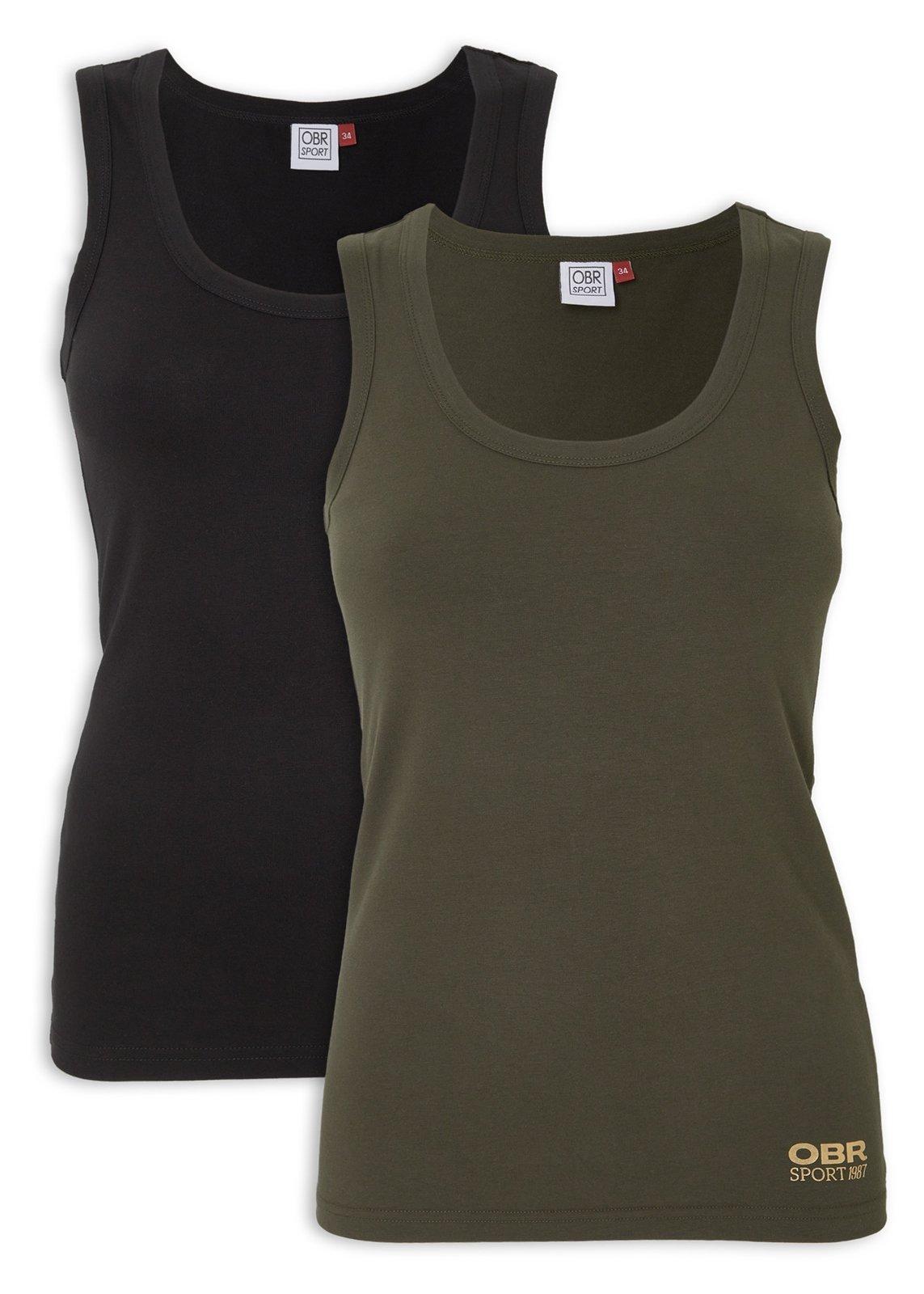 Green and Black 2-pack Vest Tops (3209804) | OUTBACK RED