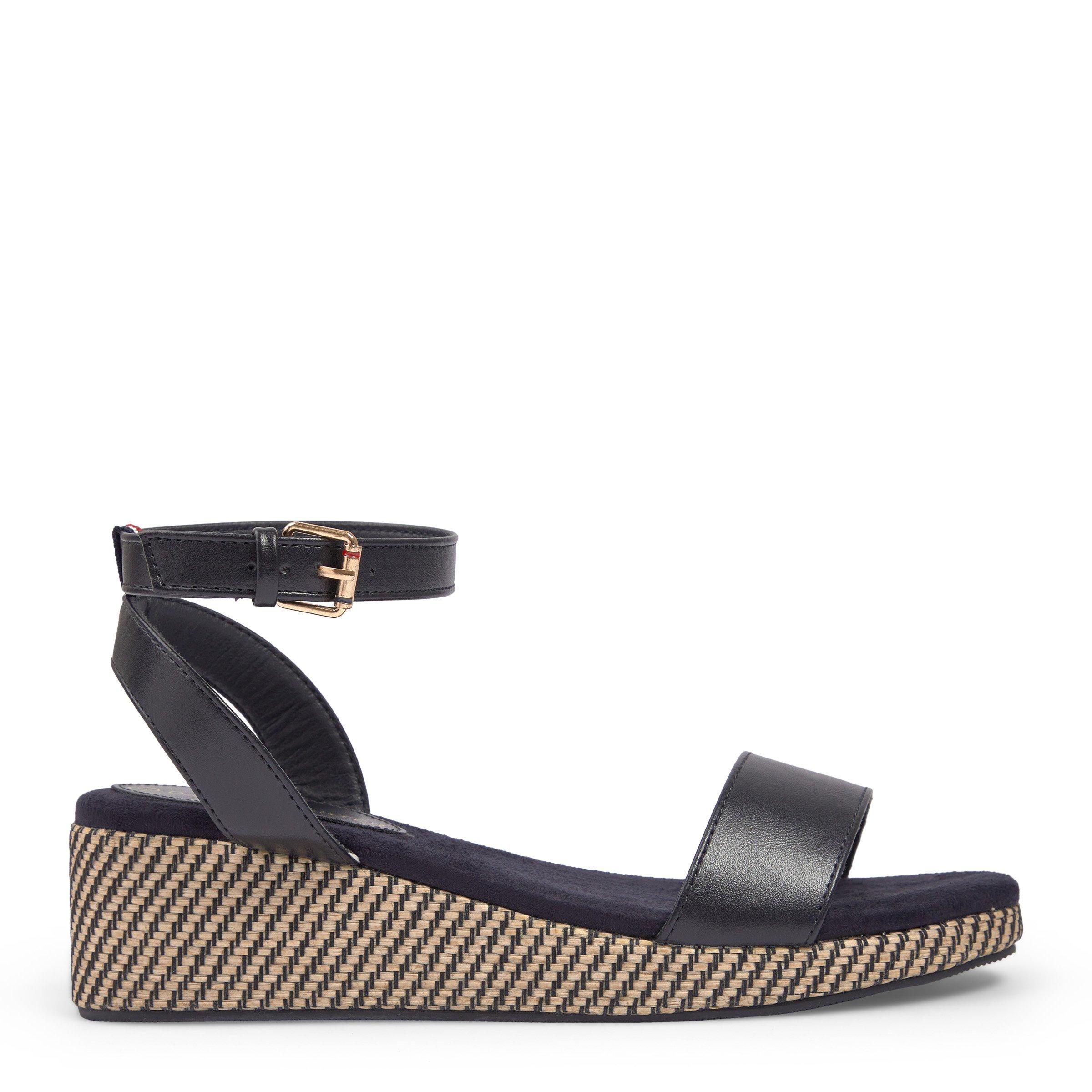 Navy Ankle Strap Wedge Heels (3209911) | Daniel Hechter