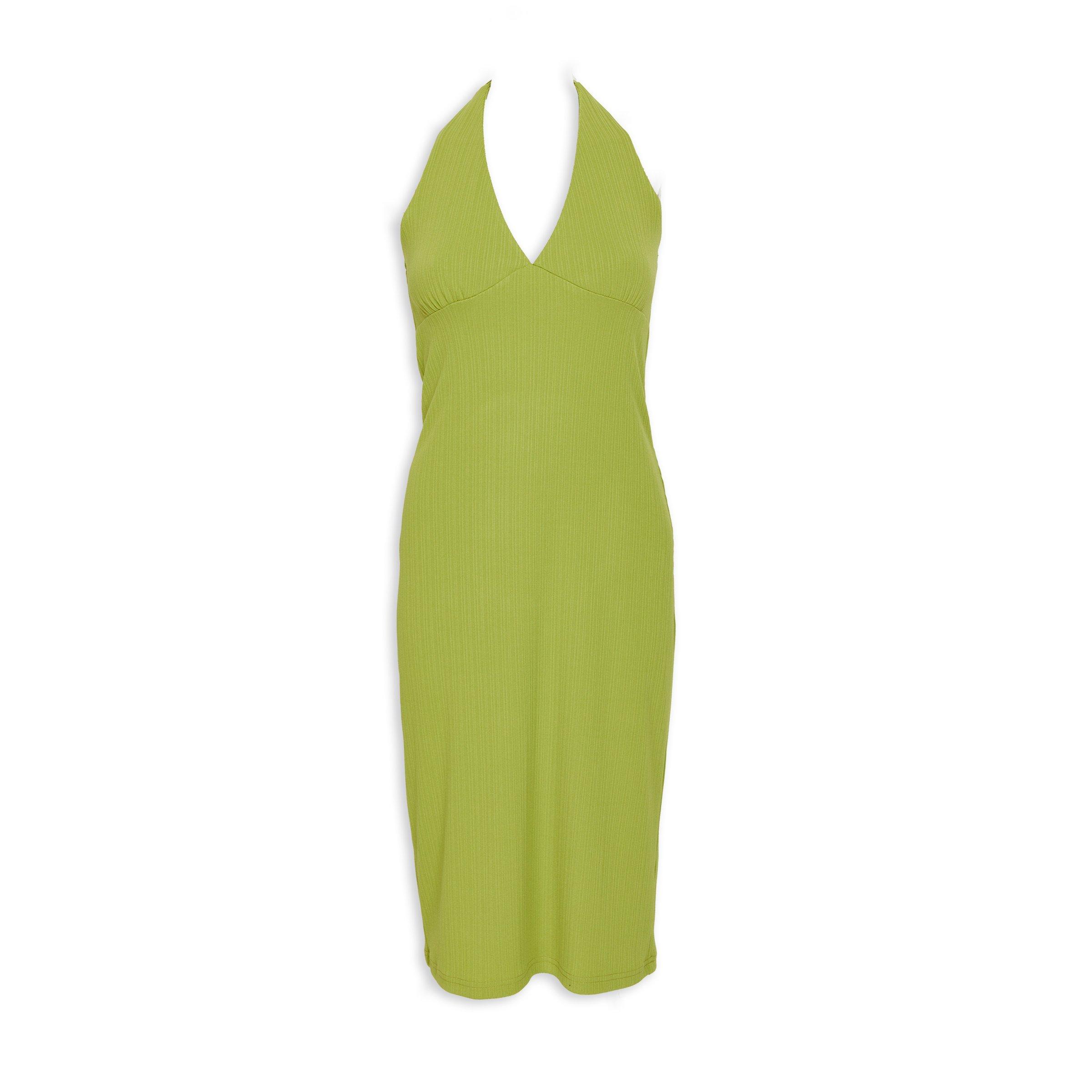 Lime Green Bodycon Dress (3210133) | Identity X Sync