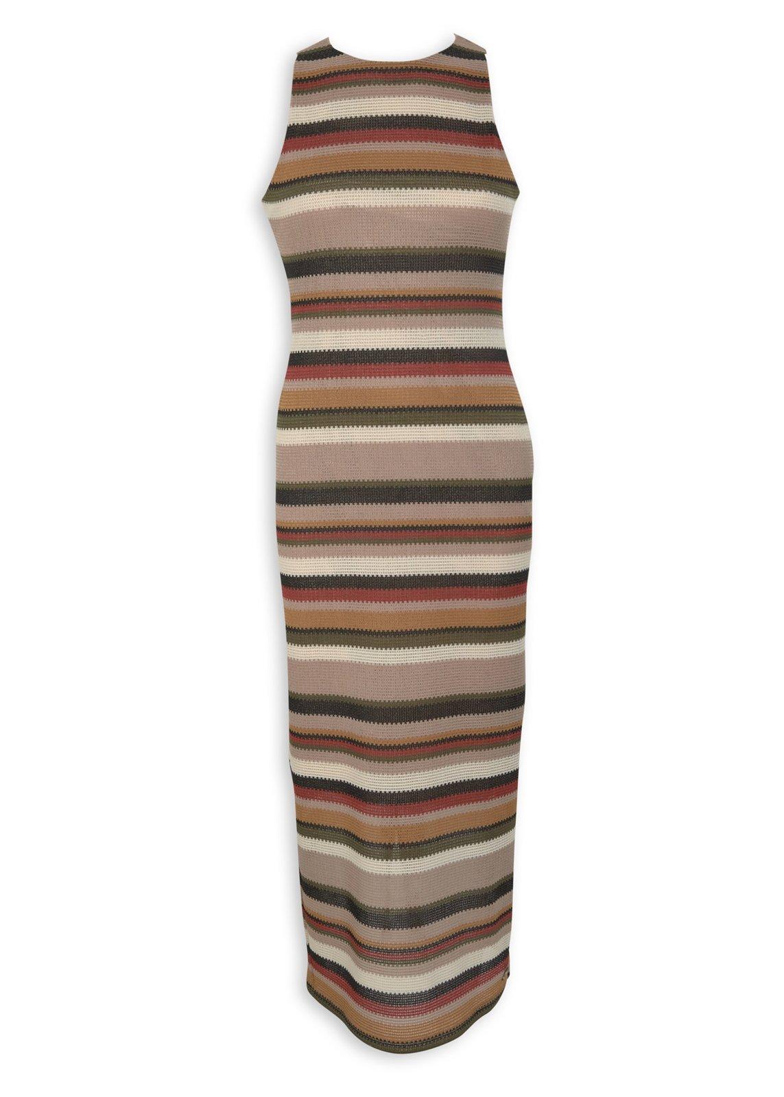 Textured Stripe Column Dress (3210316) | Ginger Mary