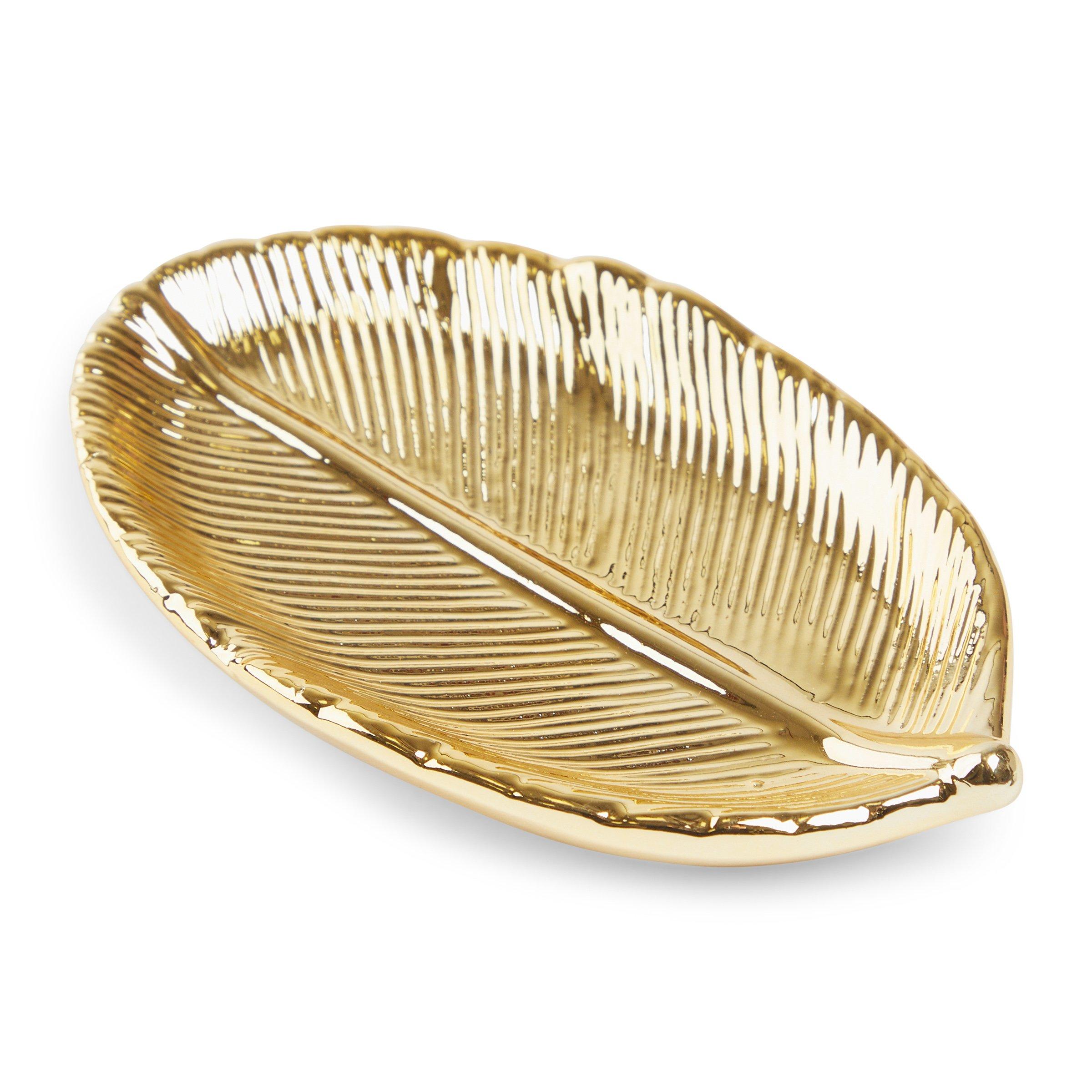 Gold Leaf Tray (3210825) | Loads of Living