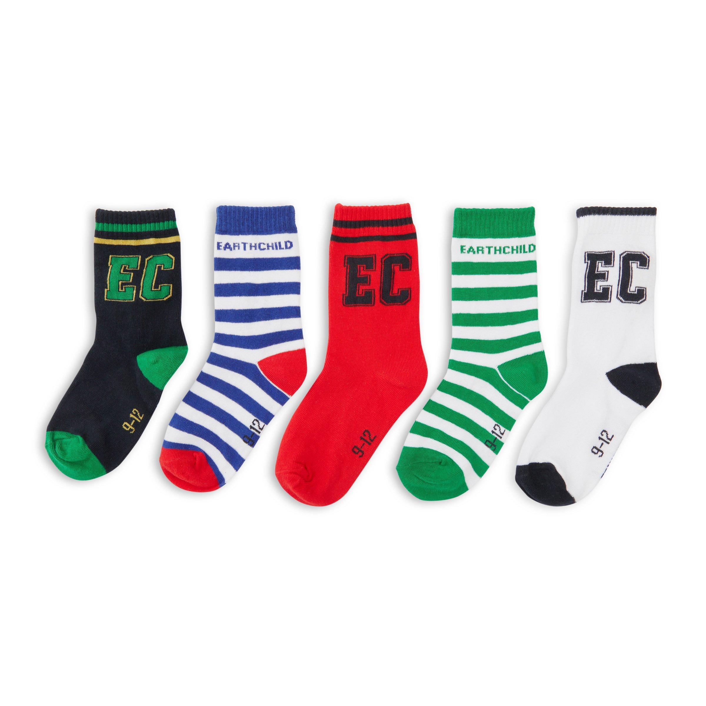 Kid Boys 5-pack Socks (3210926) | Earthchild
