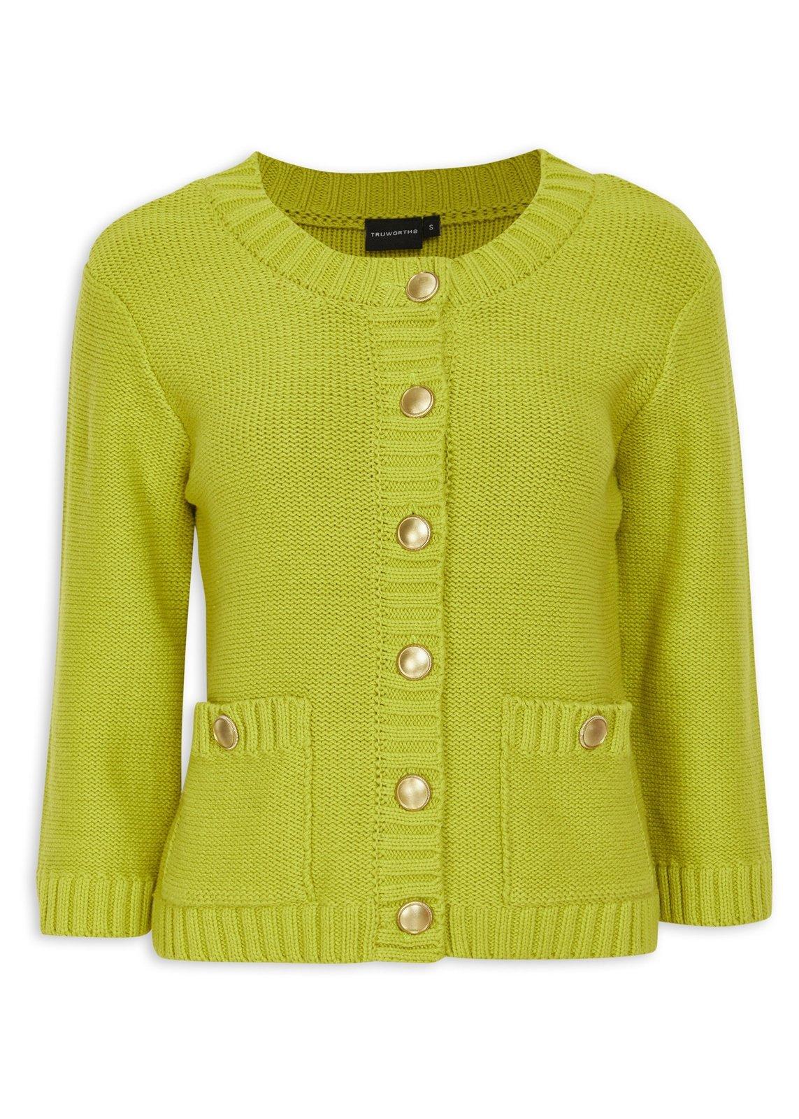 Green Textured Cardigan (3210988) | Truworths