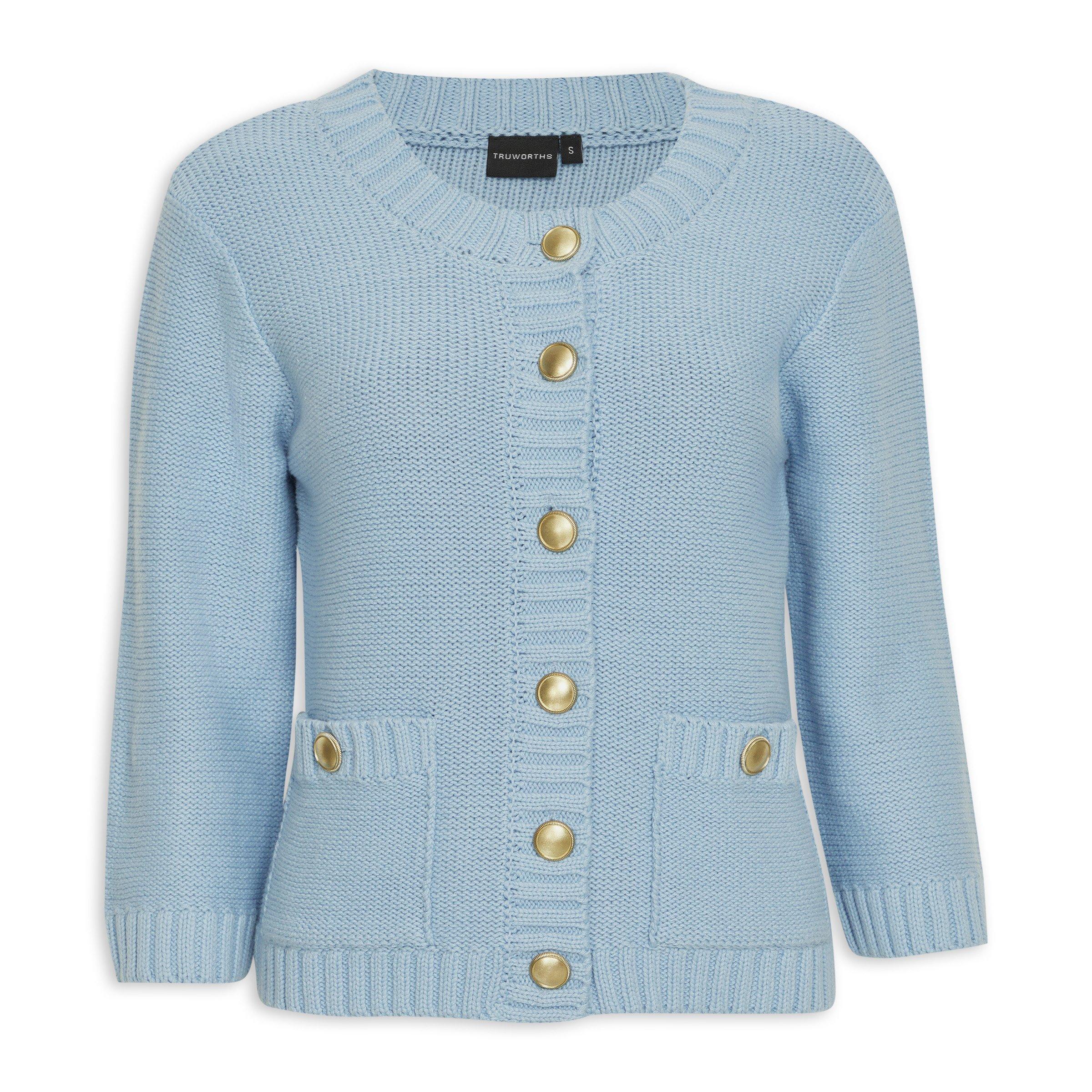 Pale Blue Textured Cardigan (3210990) | Truworths