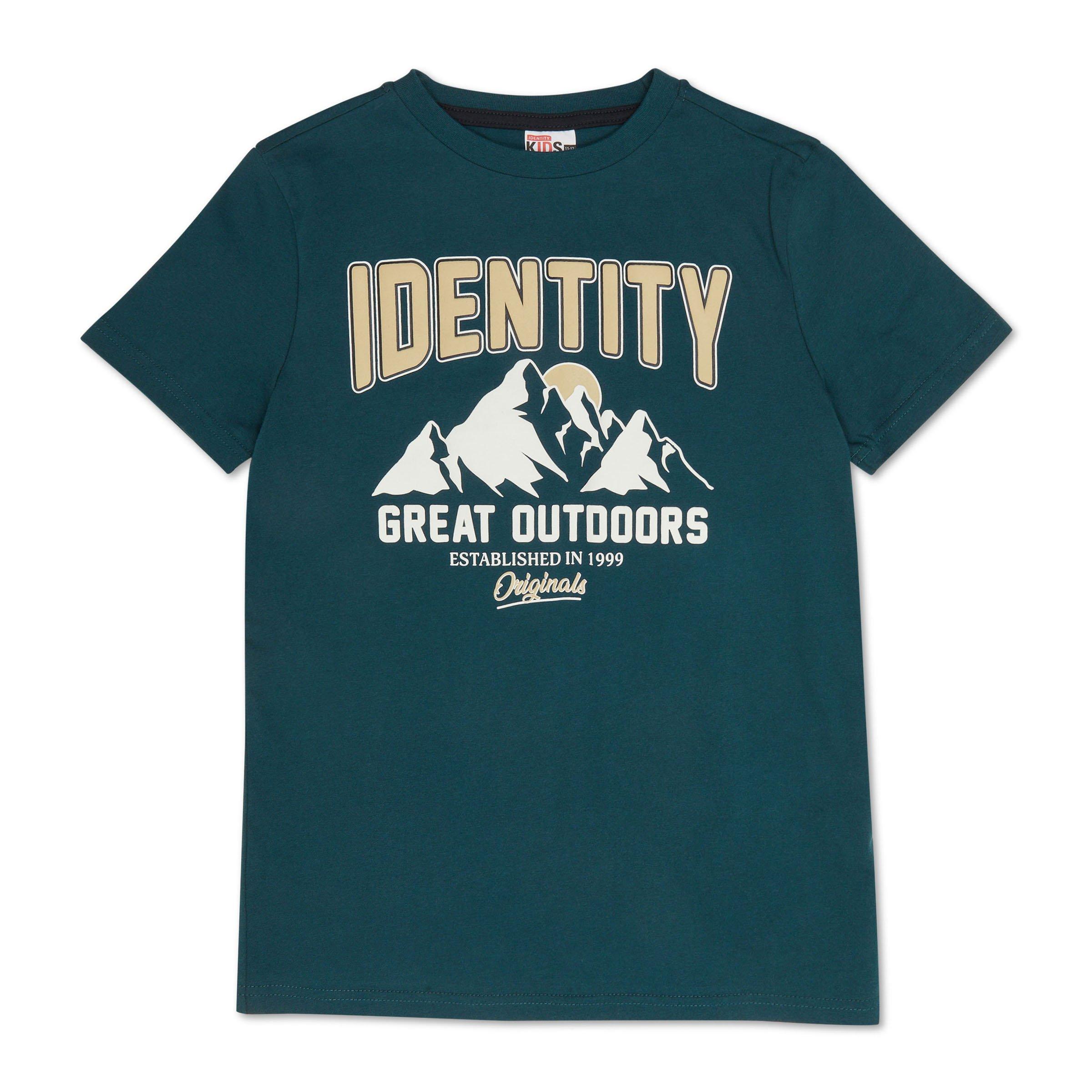 Boys Blue Slim Fit T-shirt (3211046) | Identity