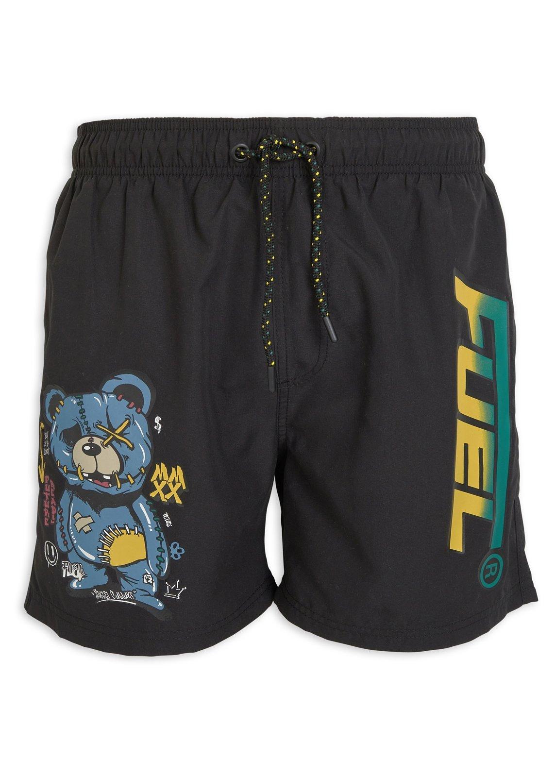 Black Graphic Swim Short (3211695) | Fuel