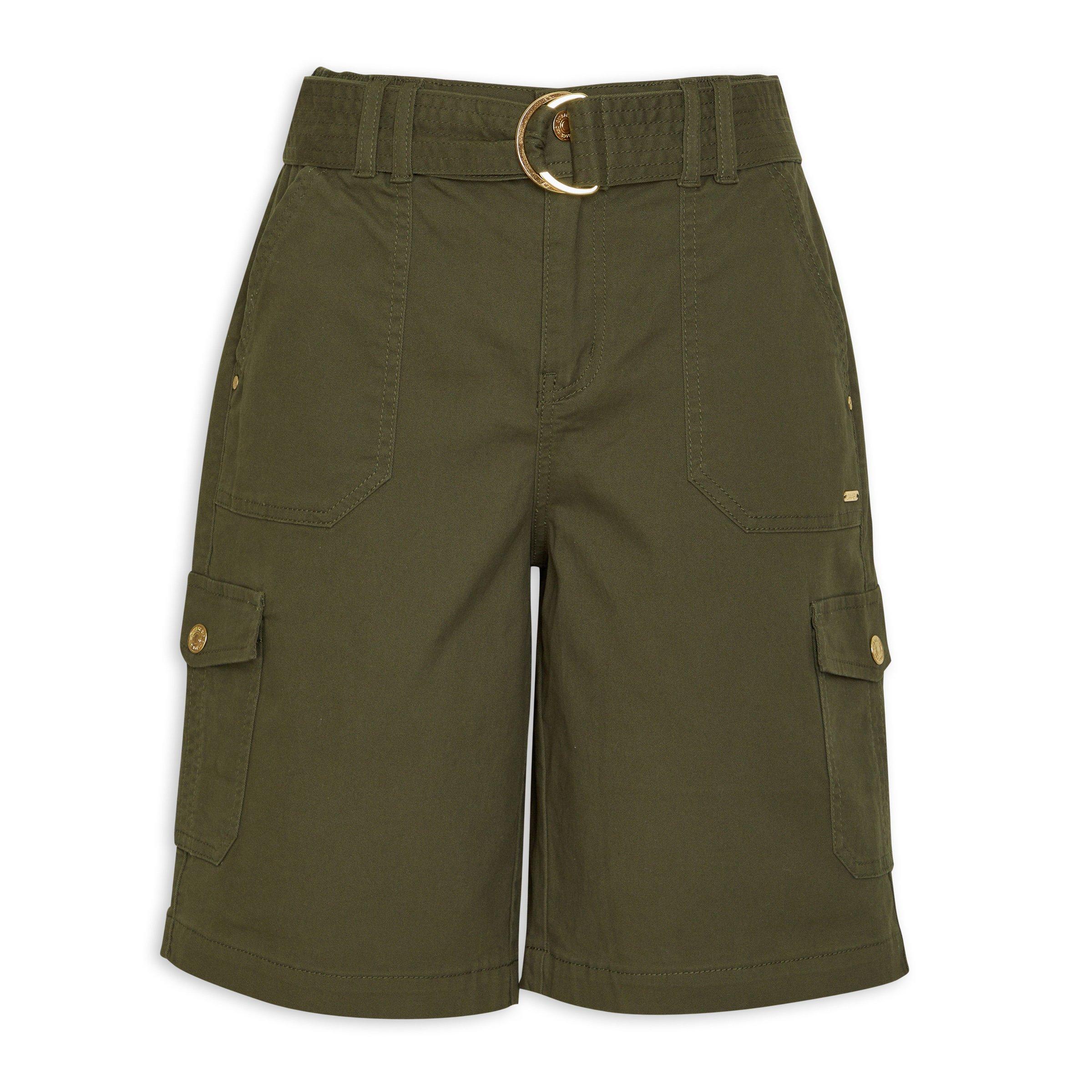 Khaki Green Utility Shorts (3211947) | OUTBACK RED