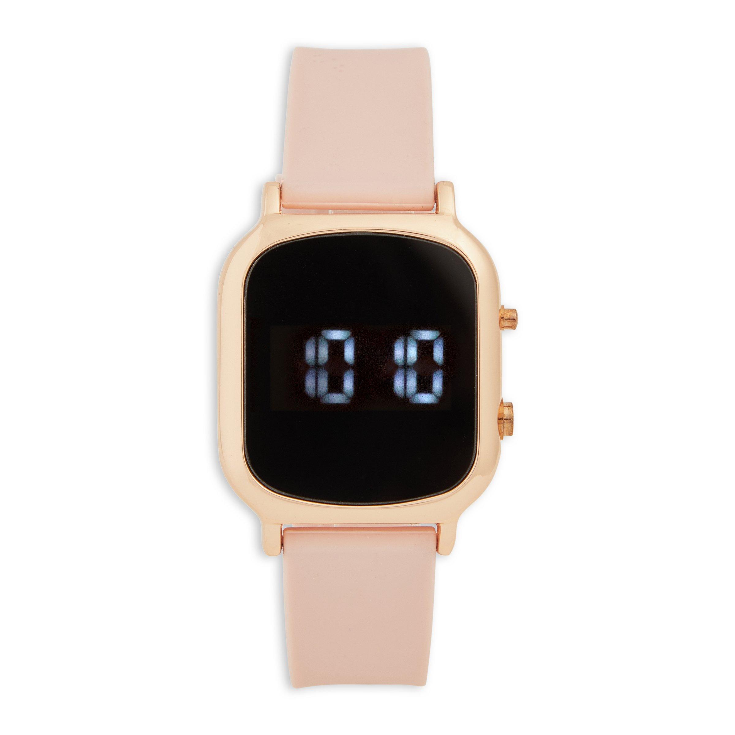Pink Resin Digital Watch (3212070) | Truworths