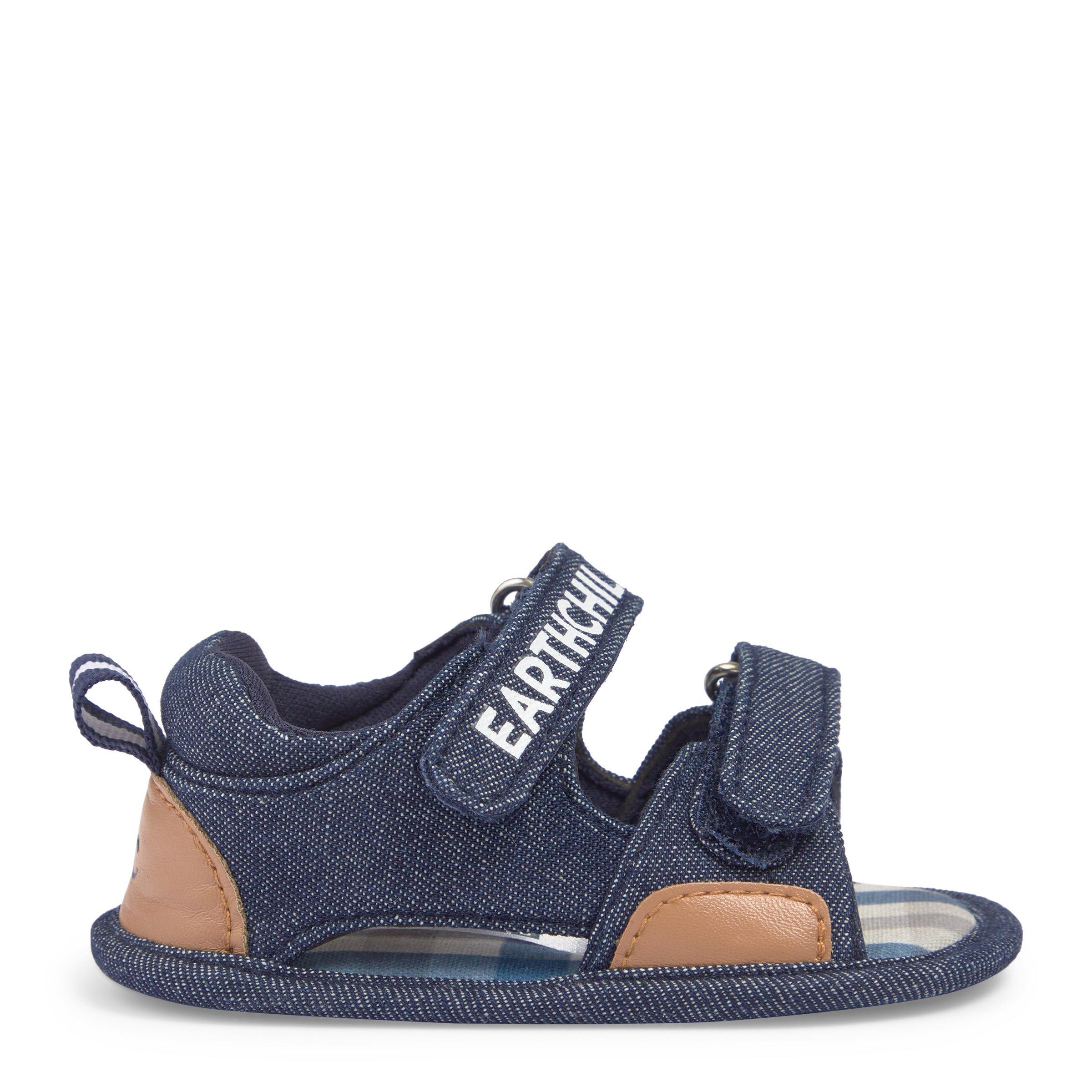 Newborn Boys Indigo Denim Sandals (3212126) | Earthchild