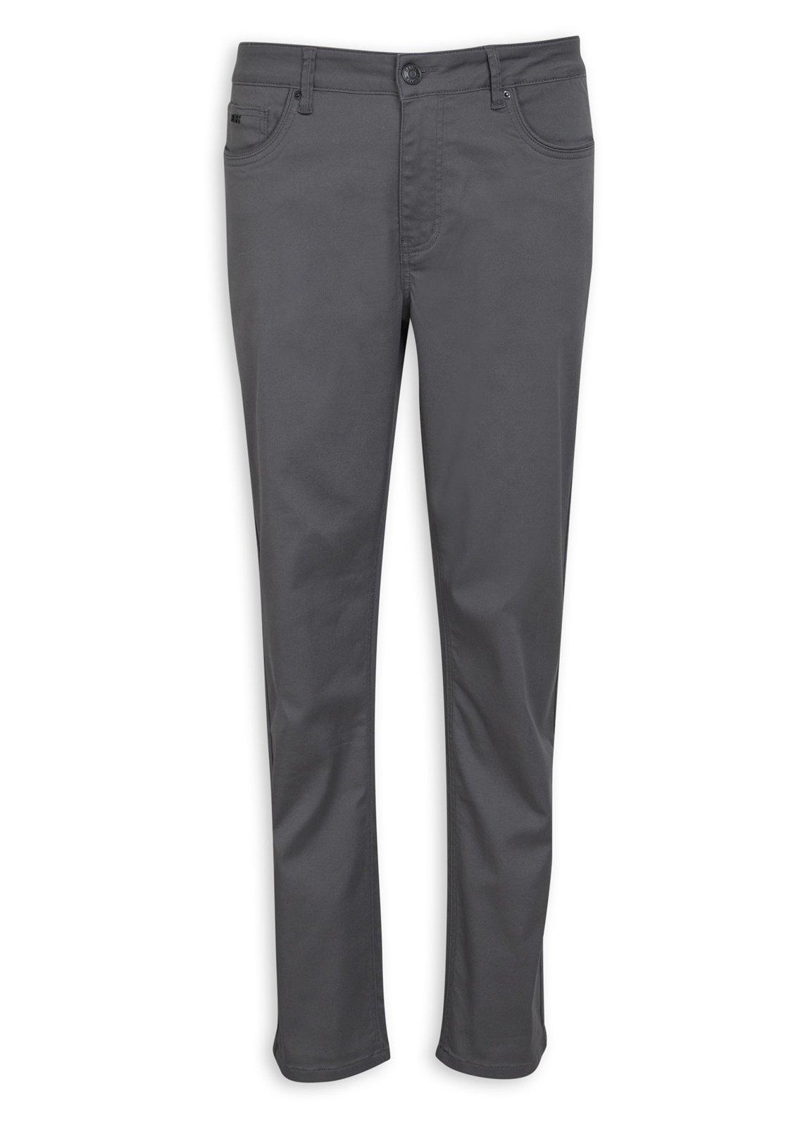 Charcoal Grey Slim Leg Pants (3212190) | Daniel Hechter