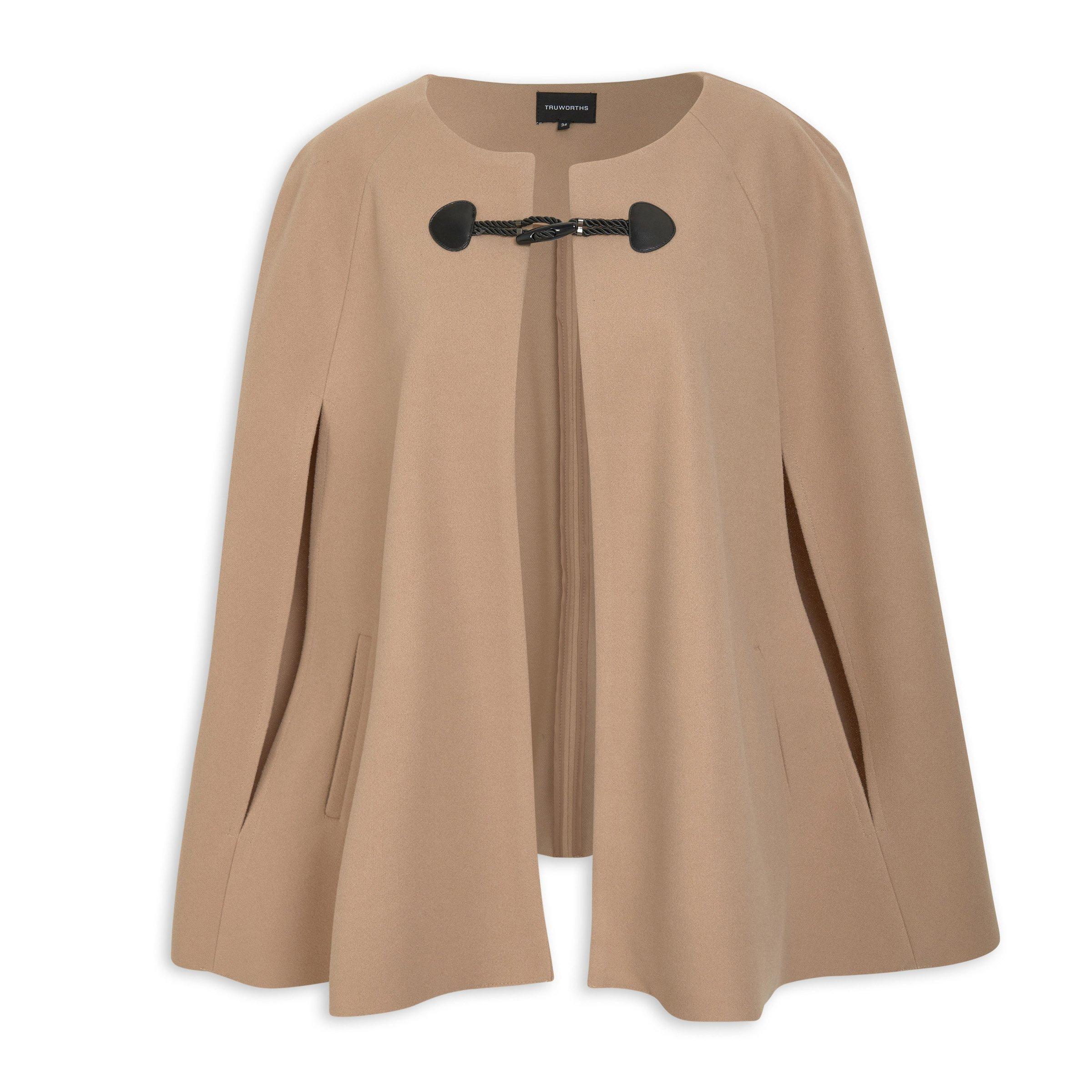 Tan Cape Jacket with Tie-neck (3212512) | Truworths