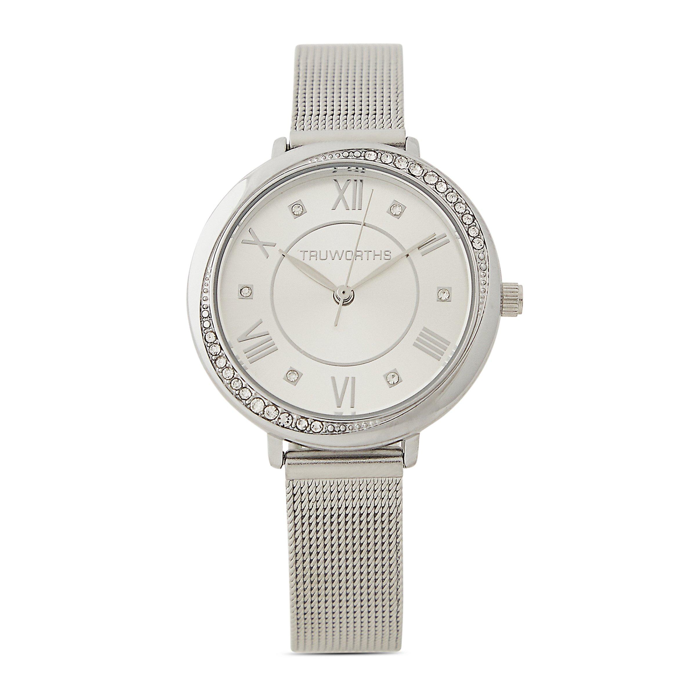 Small Silver Mesh Watch (3212518) | Truworths