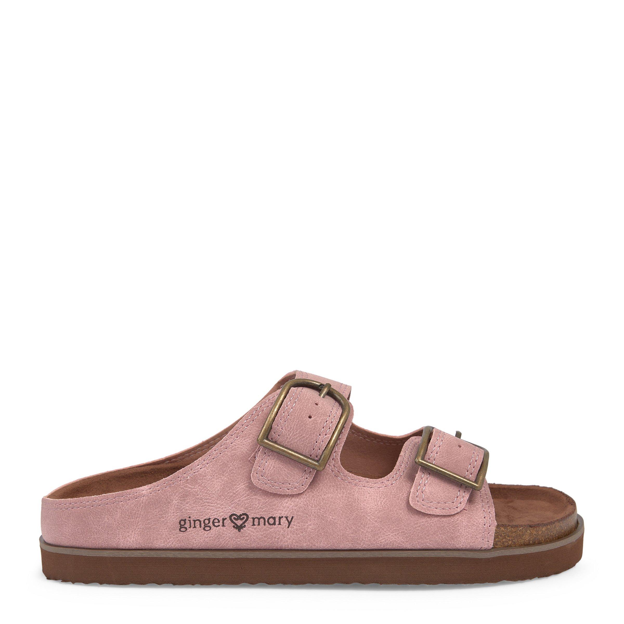 Pink Cork Double Strap Sandals (3212749) | Ginger Mary