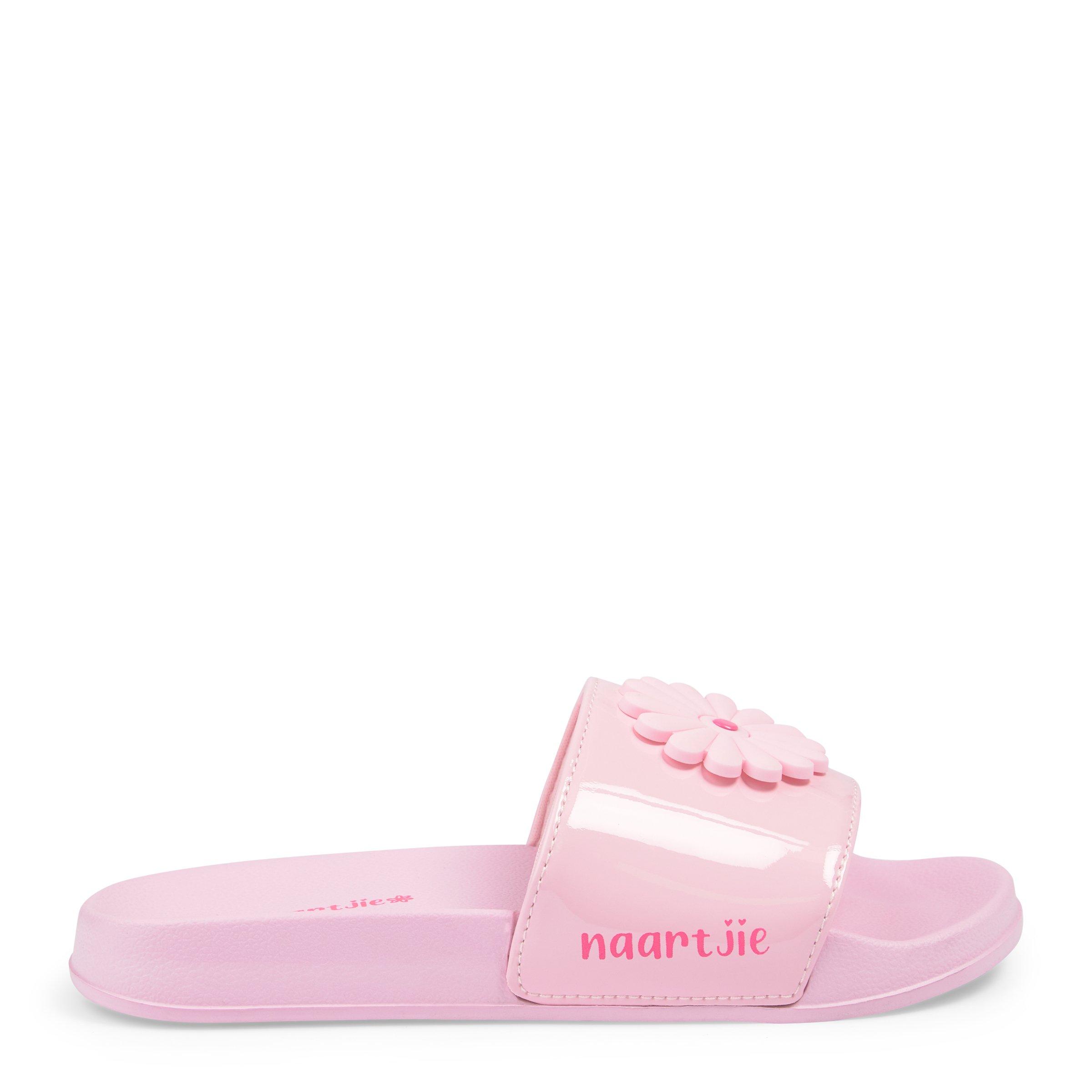 Girls Pale Pink Pool Slides (3212781) | Naartjie