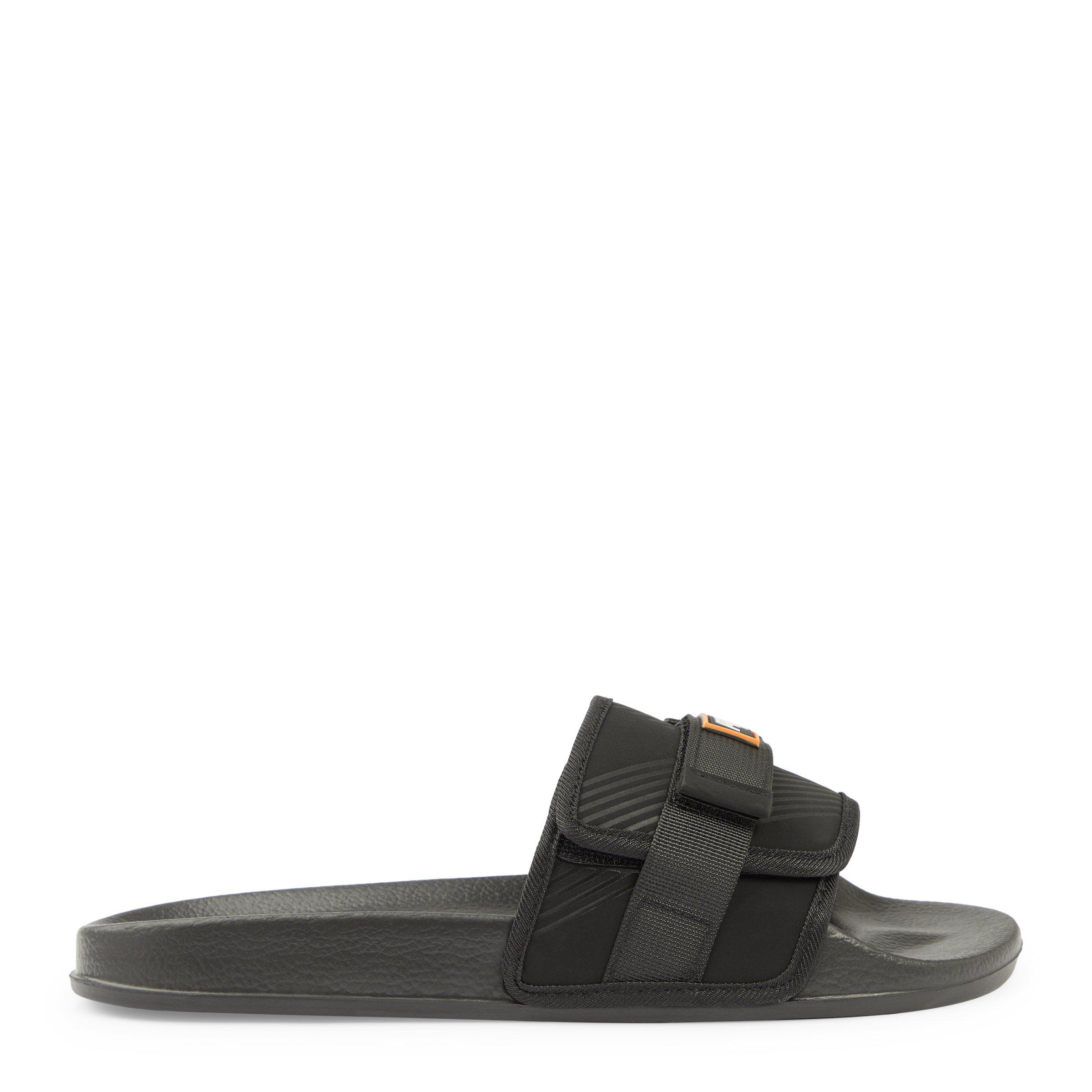 Black Utility Pool Slides (3212852) | Fuel