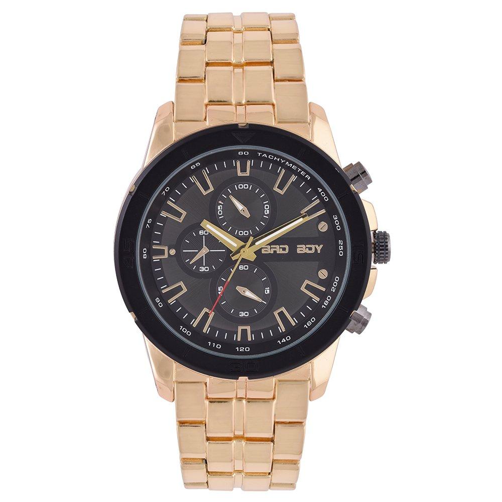 Gold and Black Metal Watch (3212874) | Bad Boy