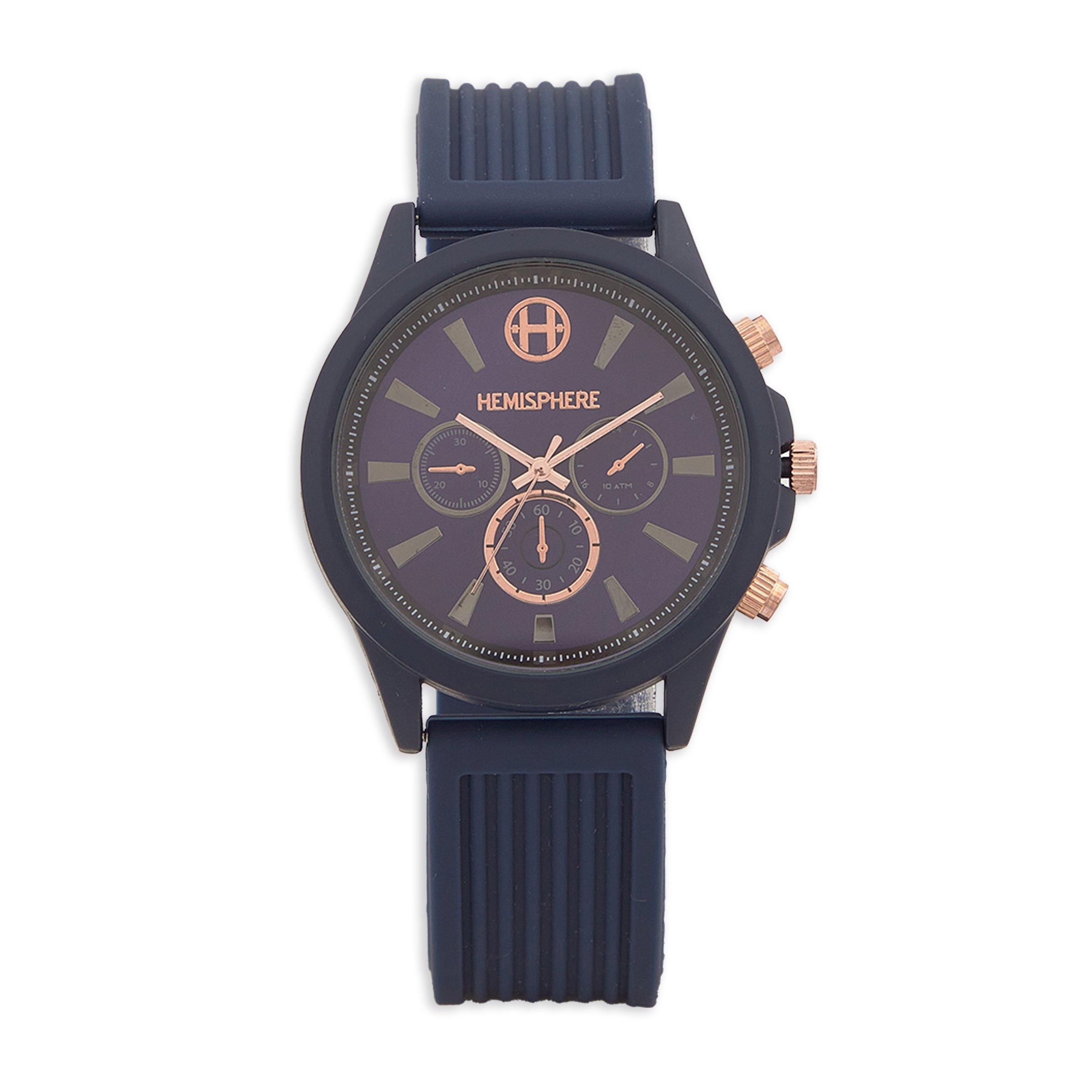 Blue Textured Resin Hemisphere Watch (3212886) | Hemisphere