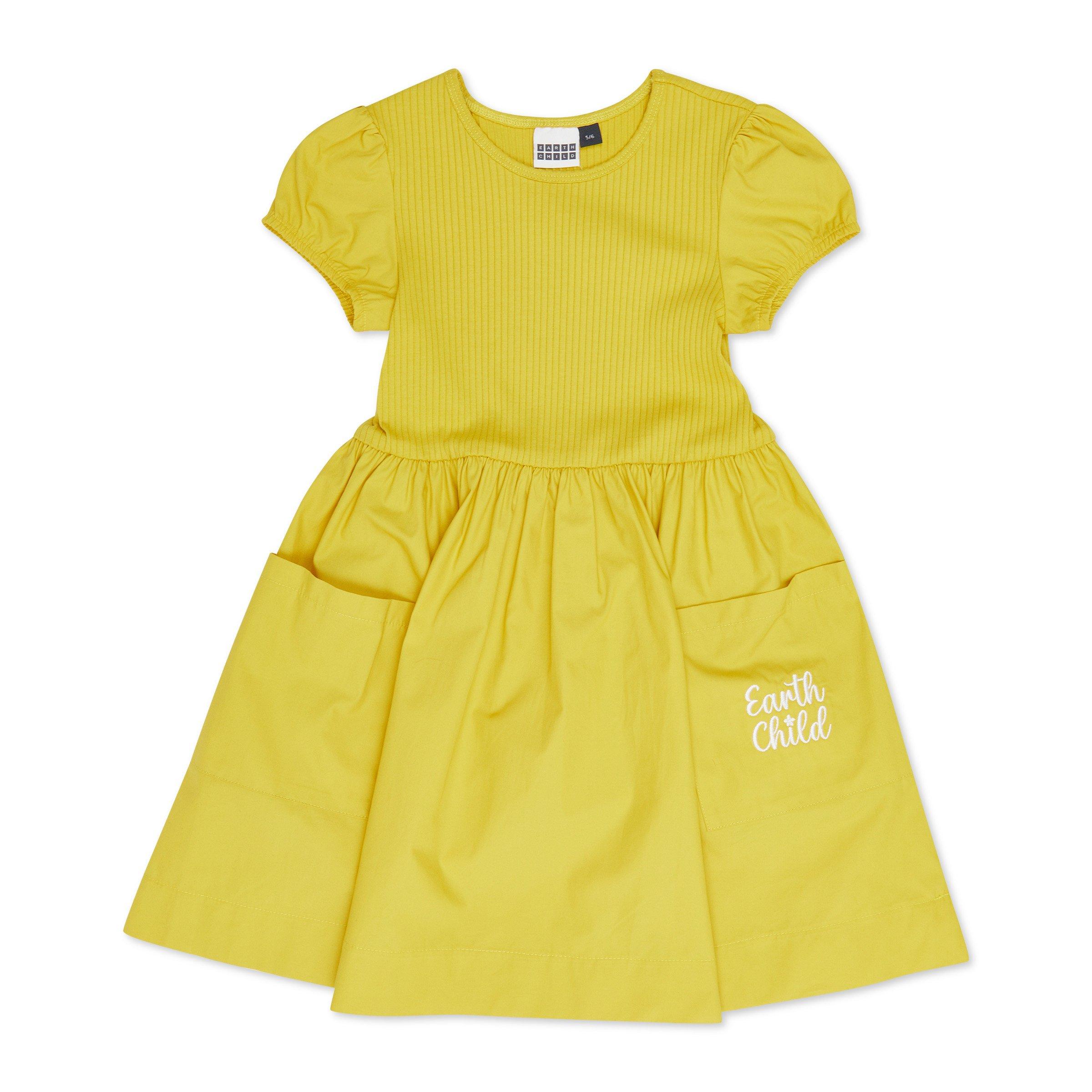Kid Girls Lime Green Dress (3212948) | Earthchild