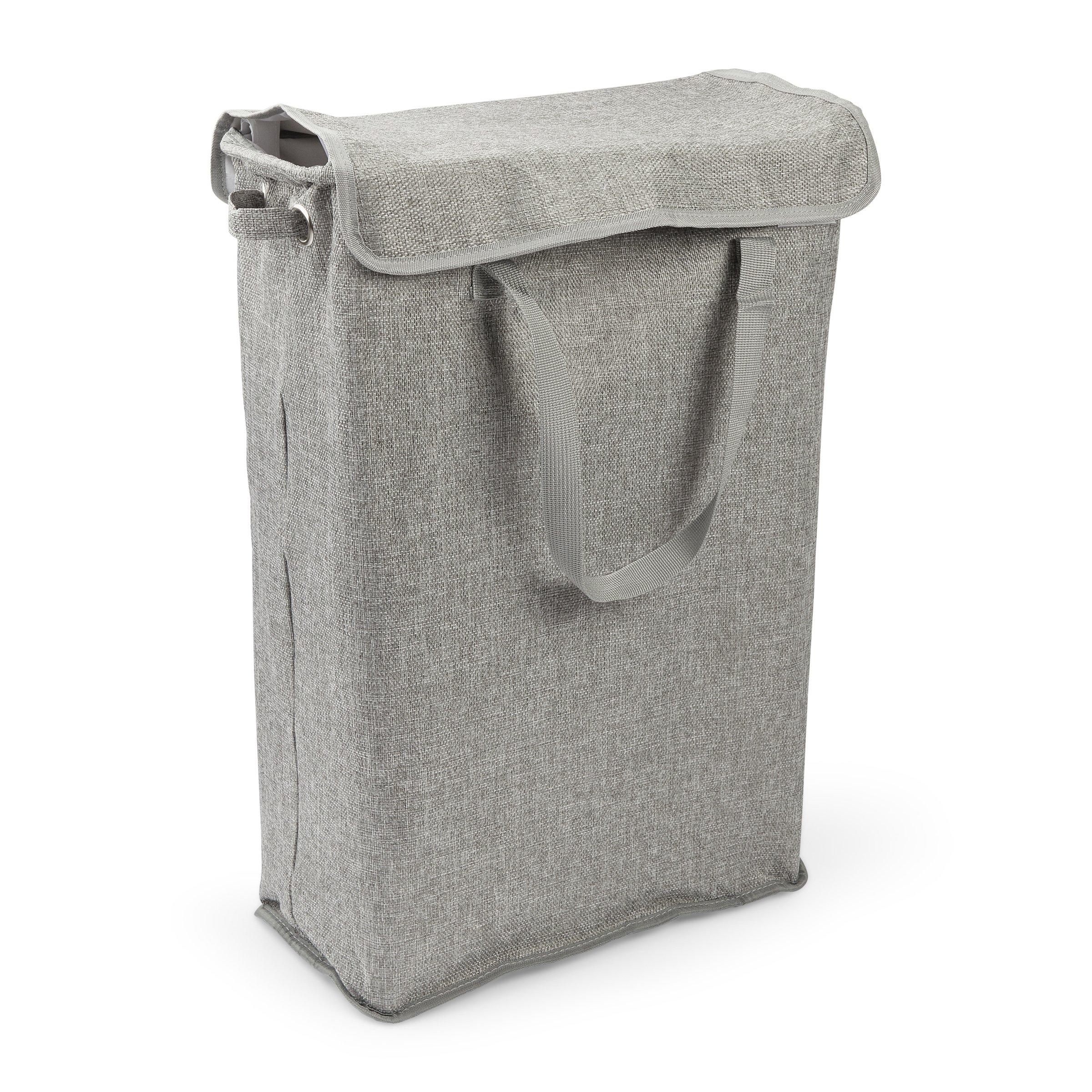 Slim Grey Laundry Basket (3213036) | Loads of Living