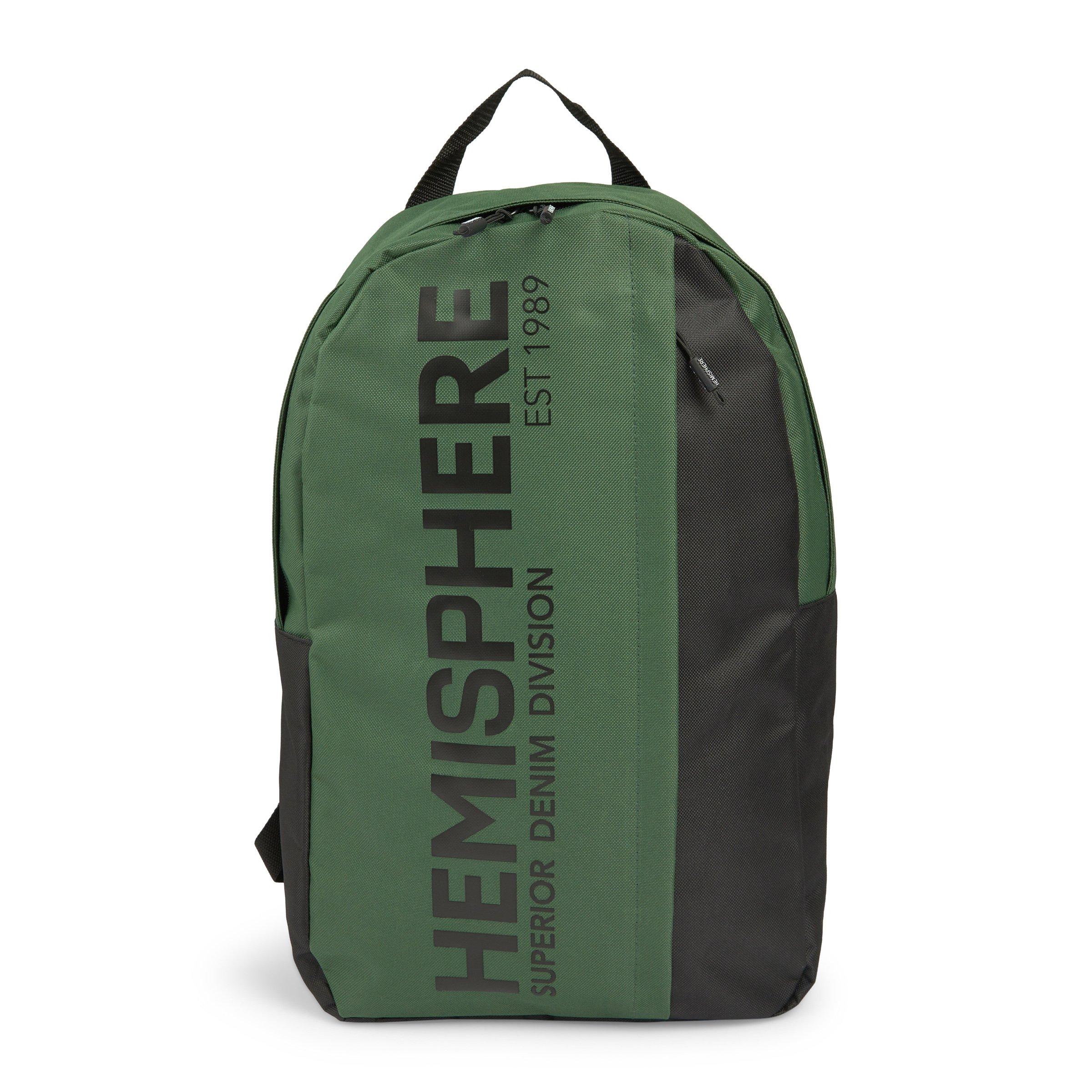 Green Vertical Zip Backpack (3213058) | Hemisphere