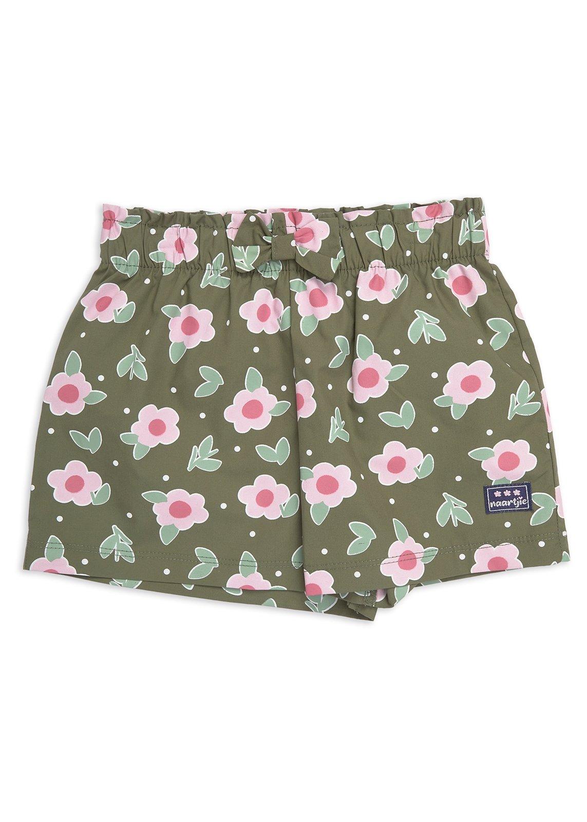 Kid Girls Green Floral Shorts (3213325) | Naartjie