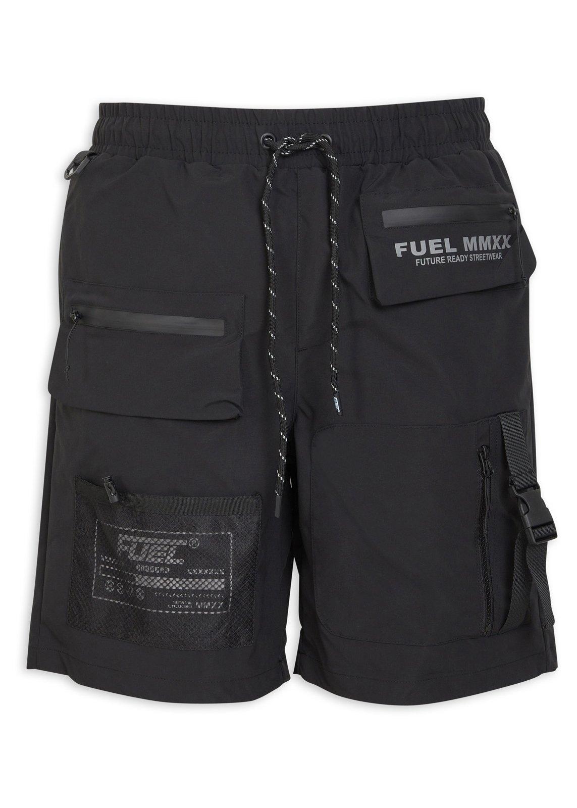 Black Utility Shorts (3213555) | Fuel