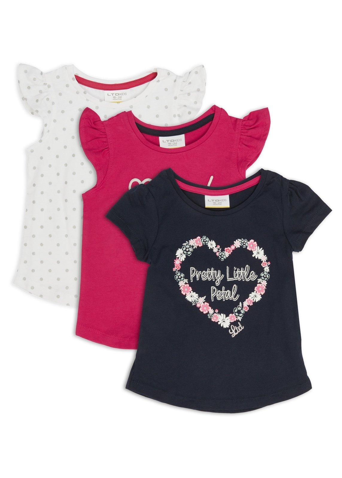 Baby Girls 3-pack T-shirts (3213860) | LTD Kids