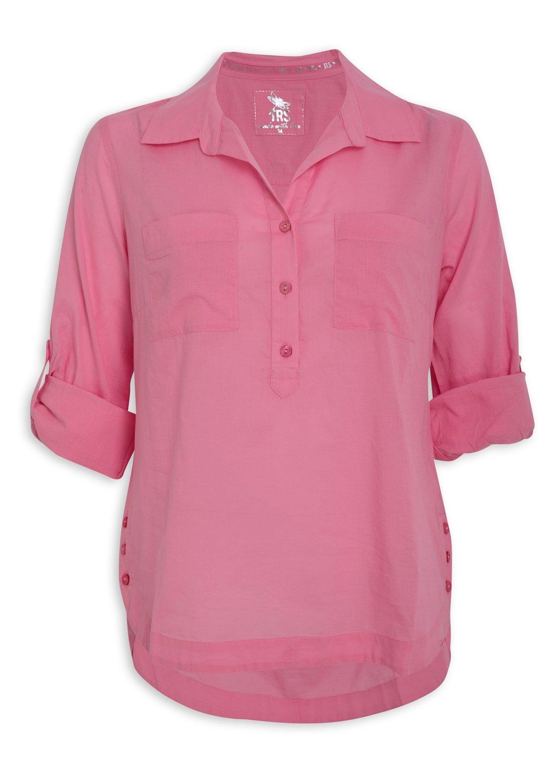 Pink Voile Relaxed Shirt (3213983) | TRS