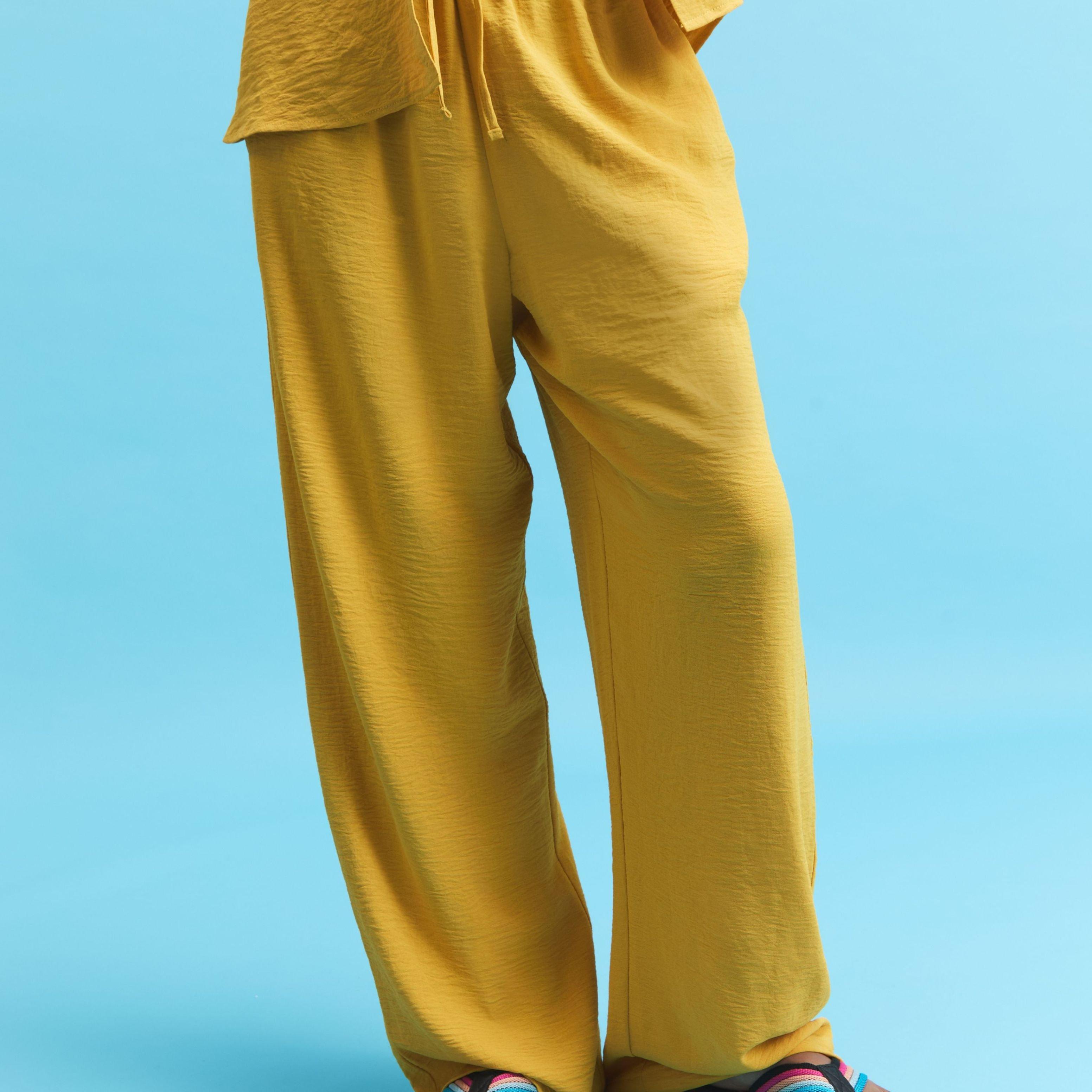 Yellow Pull On Pants (3214094) | Identity X Sync