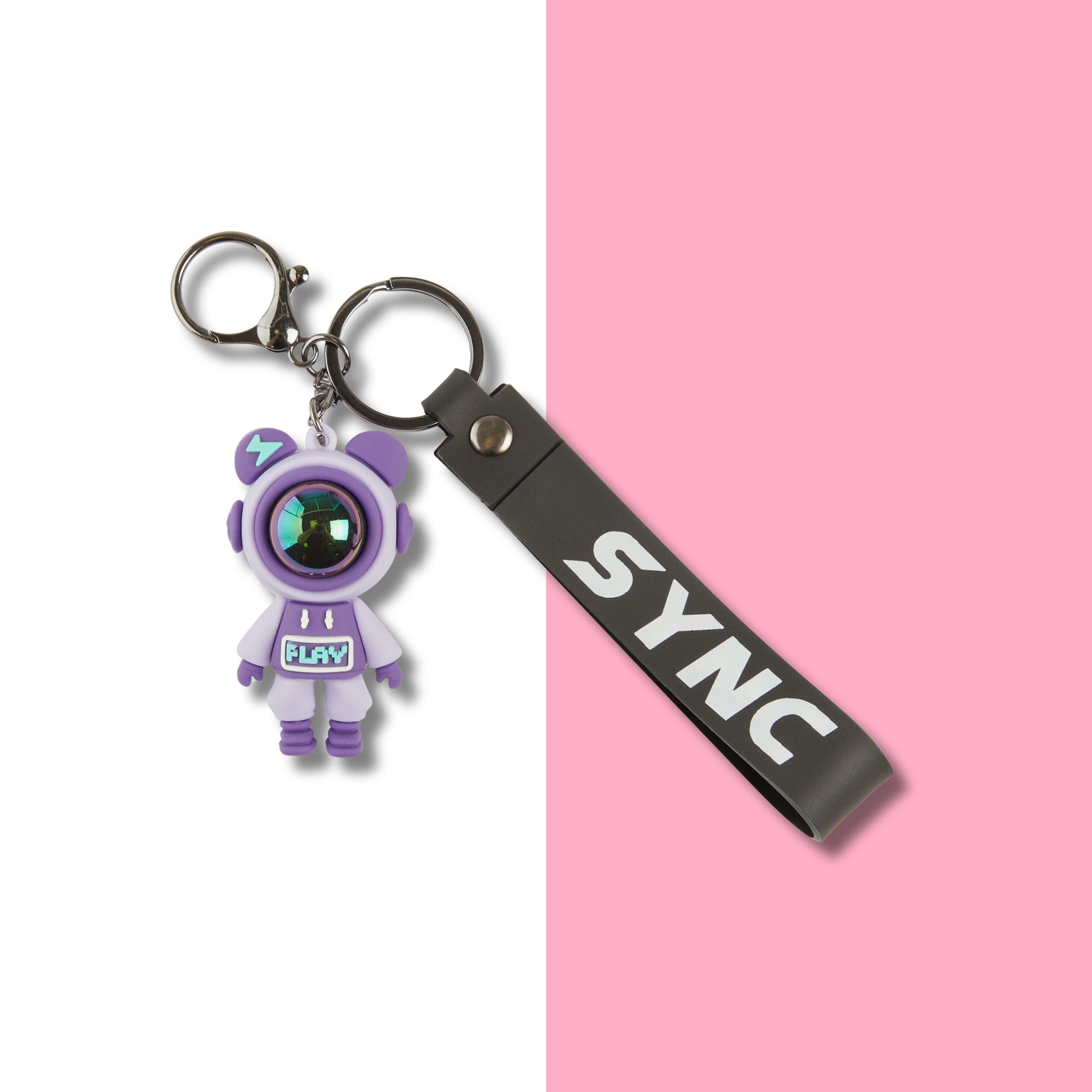 Purple Spaceman Branded Keychain (3214477) | Identity X Sync