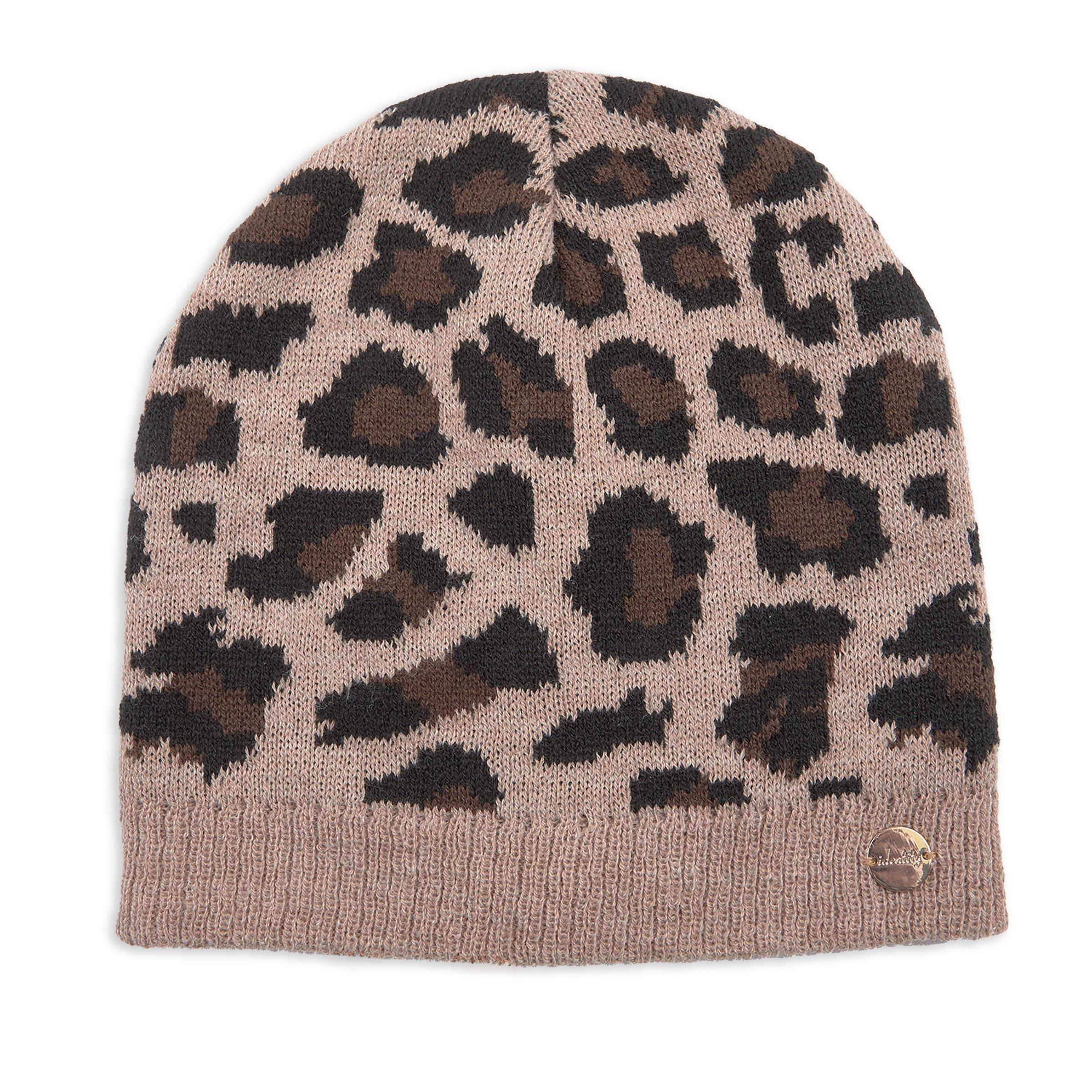Brown Animal Print Beanie (3214501) | Identity