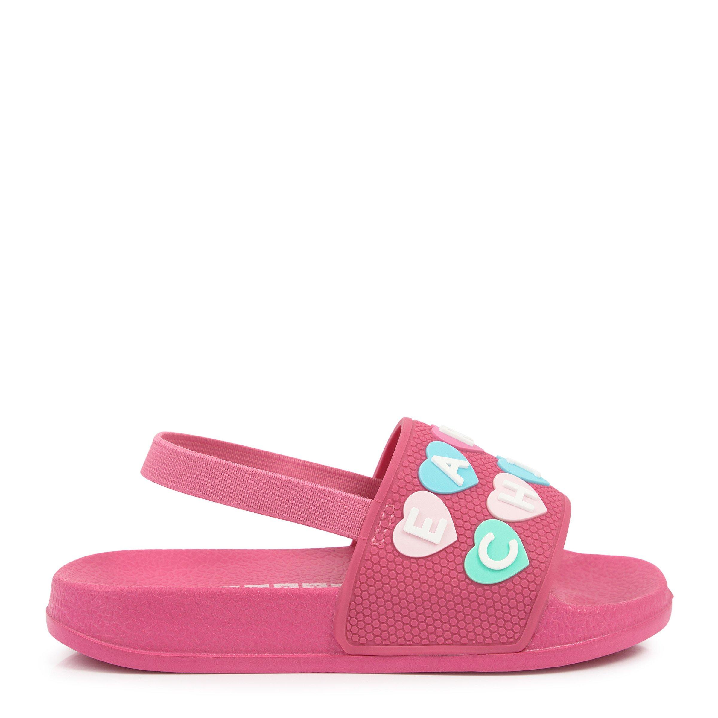 Baby Girls Pink Pool Slides (3215091) | Earthchild