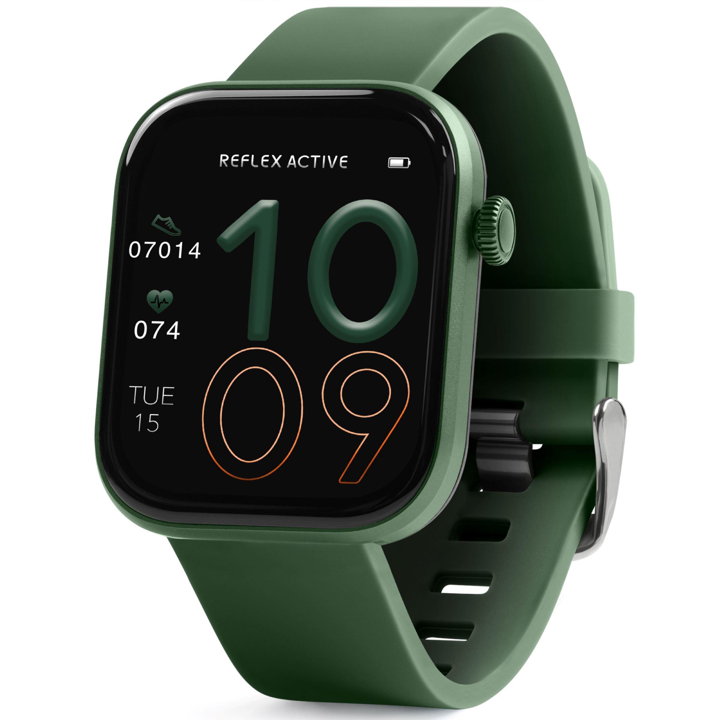 Green Silicone Series 40 Smart Watch (3215251) | Reflex Active