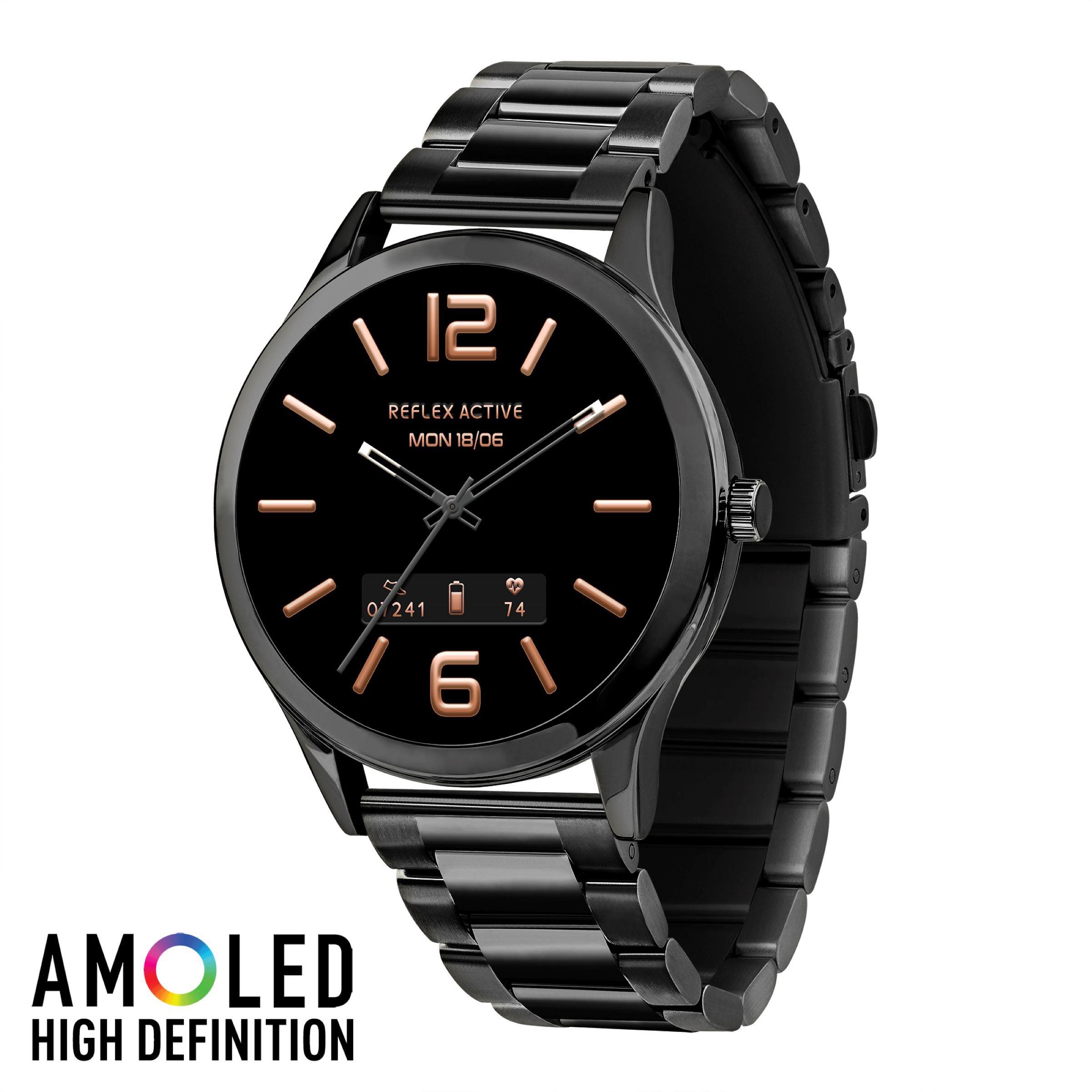Black Metal Series 31 Smart Watch (3215254) | Reflex Active